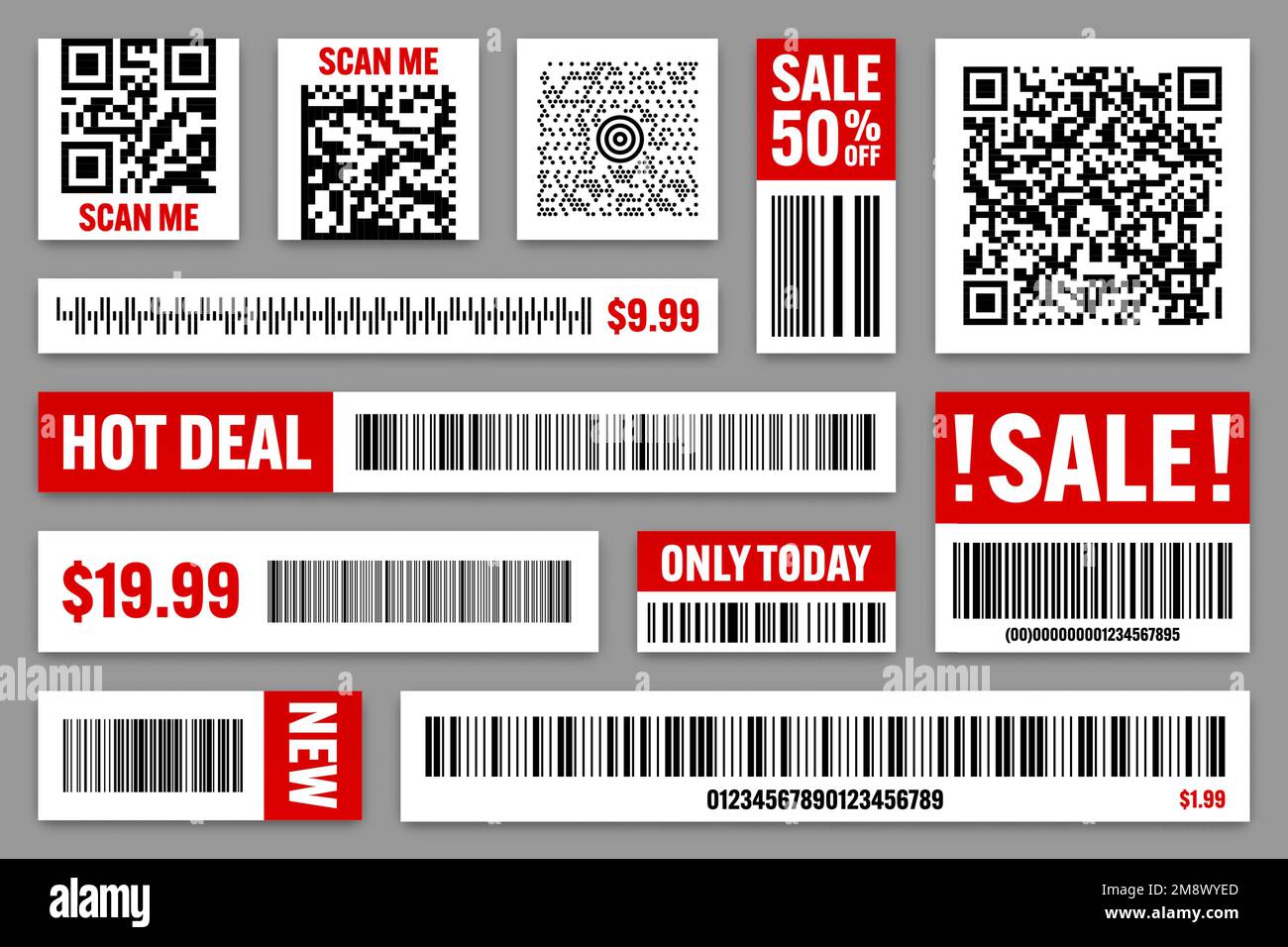 Inventory badge codes Stock Vector Images - Alamy