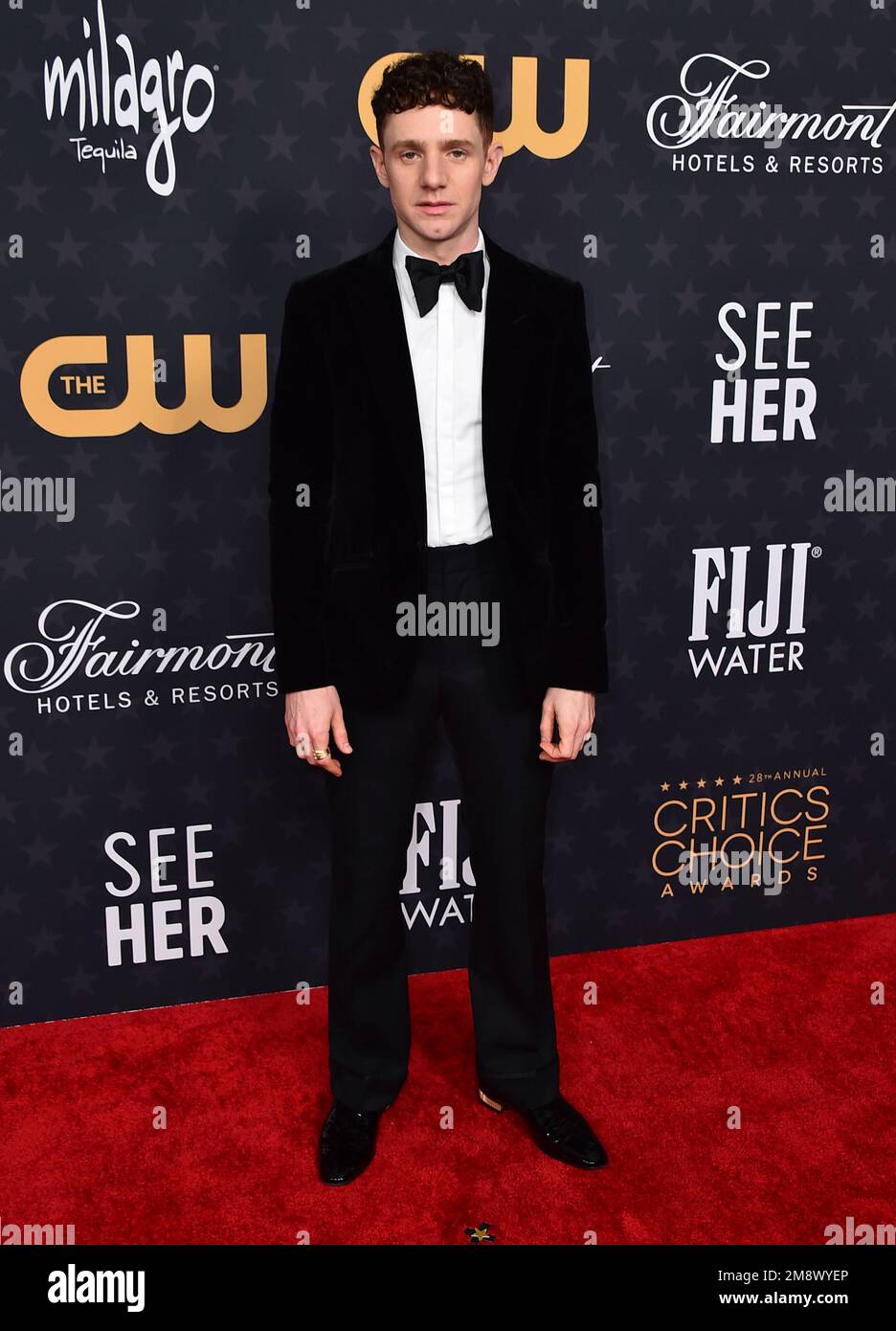 Chris Perfetti arrives at the 28th annual Critics Choice Awards at The ...
