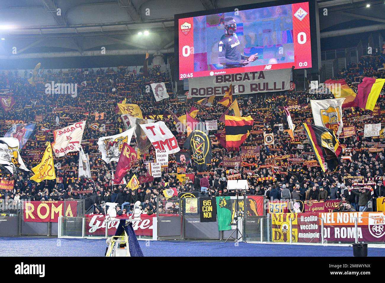 Stadio Olimpico, Rome, Italy. 15th Jan, 2023. Serie A Football; Roma ...