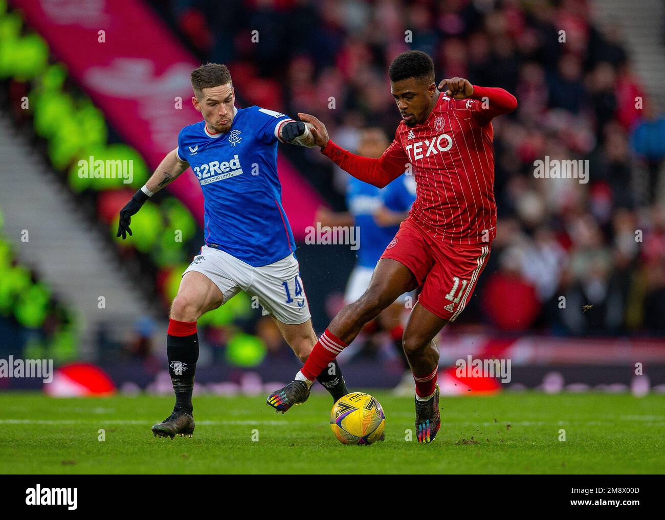 Glasgow, Scotland, UK. 15th January 2023; Hampden Park, Glasgow ...