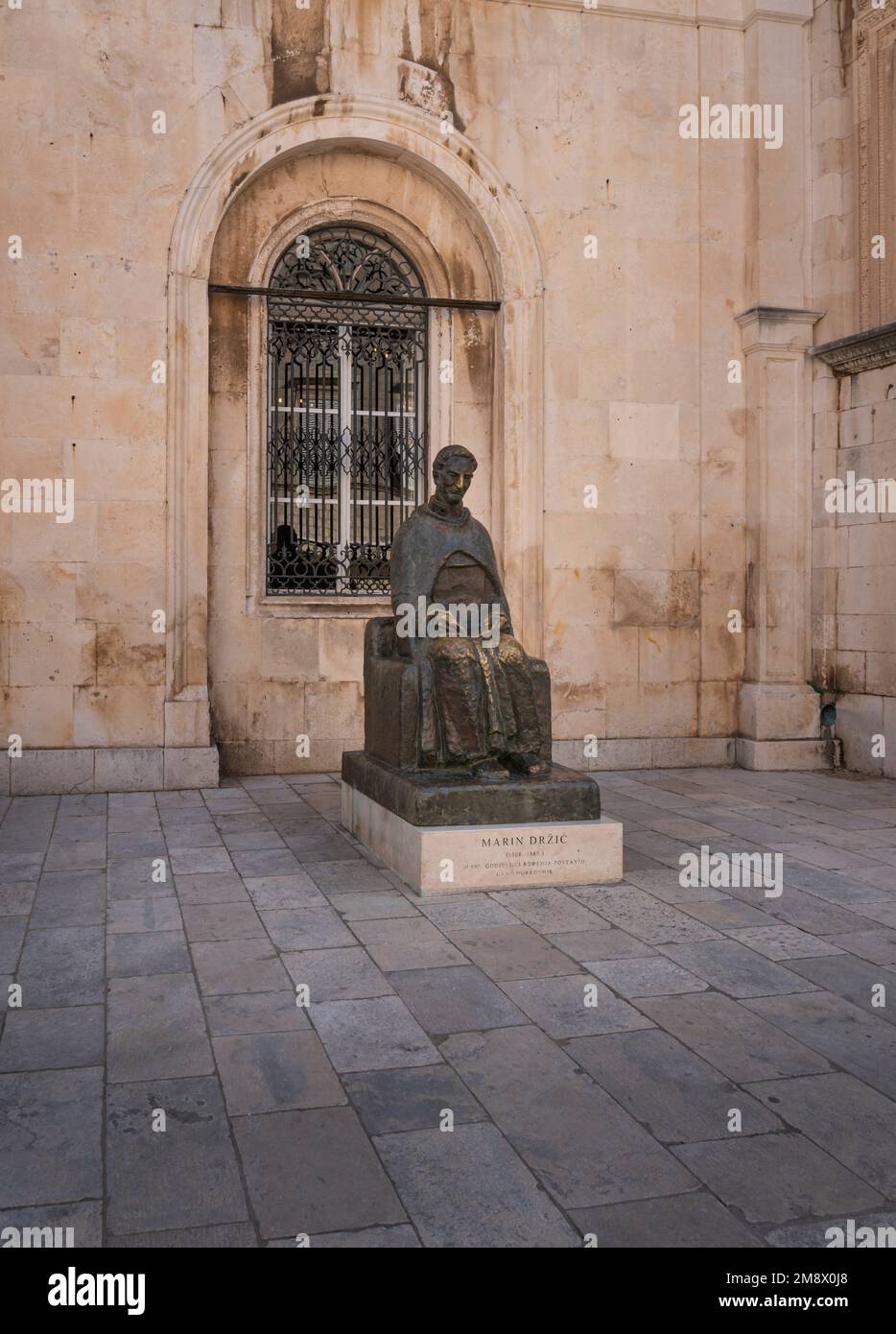 Marin Drzic (famous playwright writer) statue in the Old City of ...