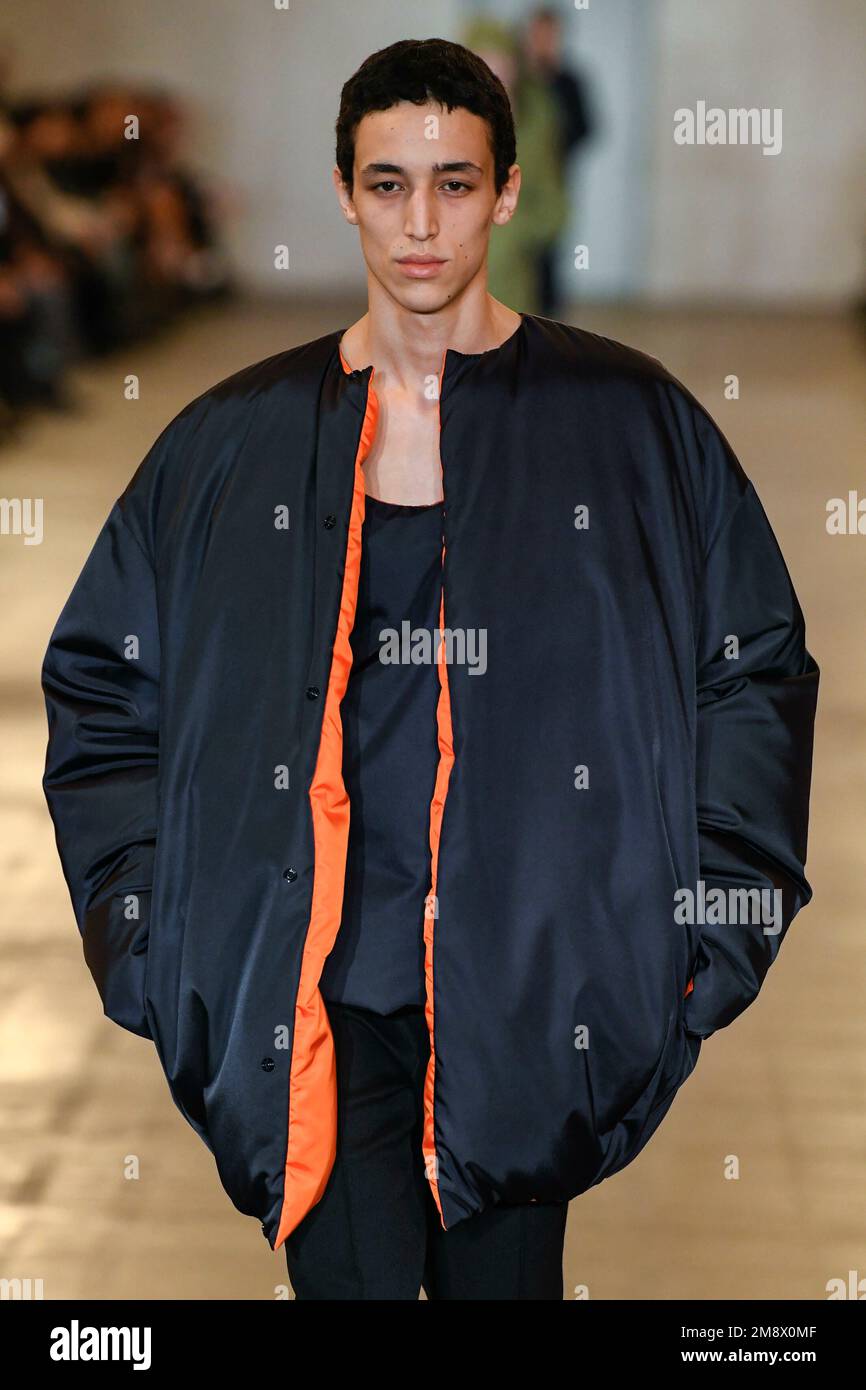 PRADA Men Fall/Winter 2023-24 Runway during Milan Fashion Week Menswear ...