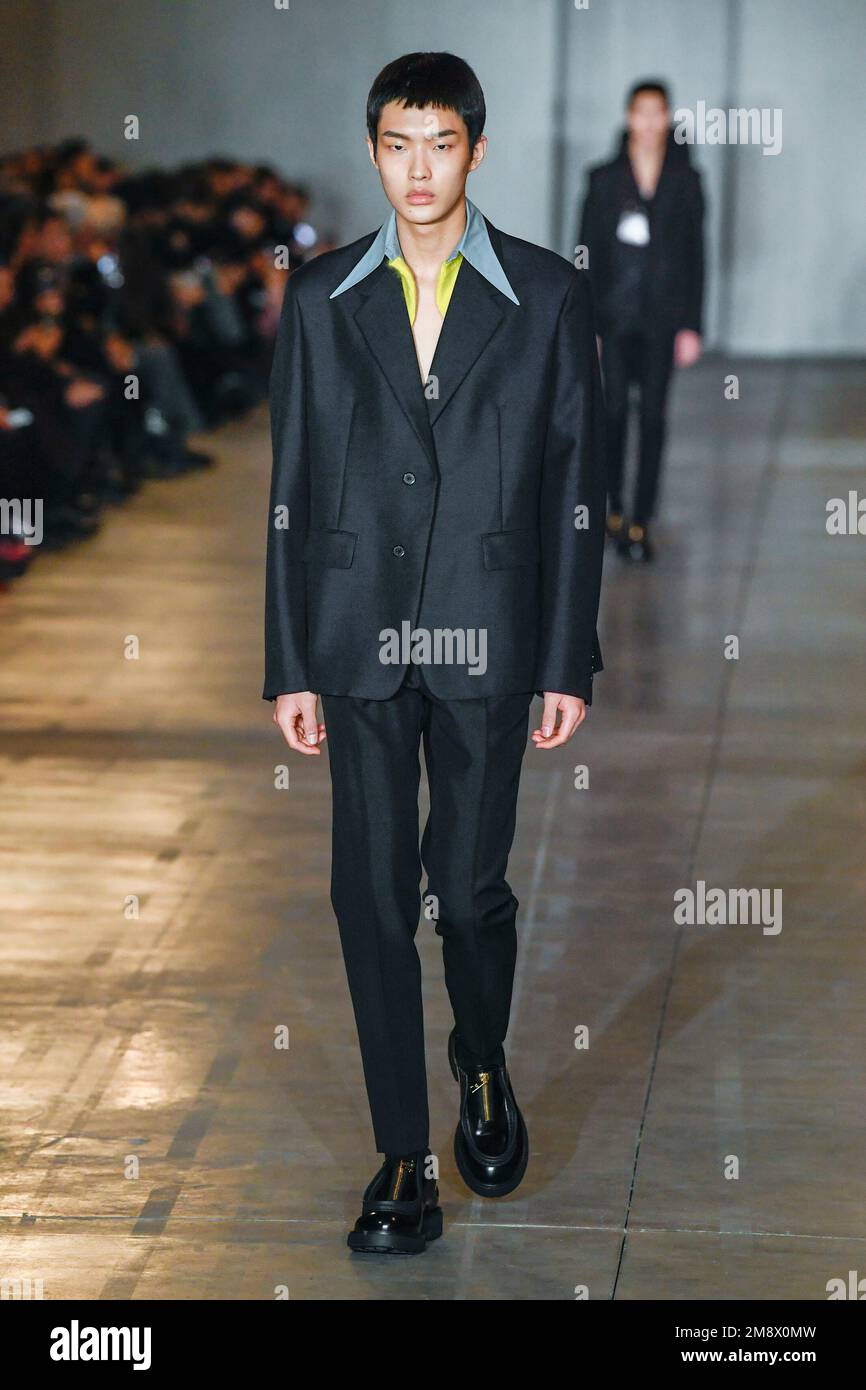 PRADA Men Fall/Winter 2023-24 Runway during Milan Fashion Week Menswear ...