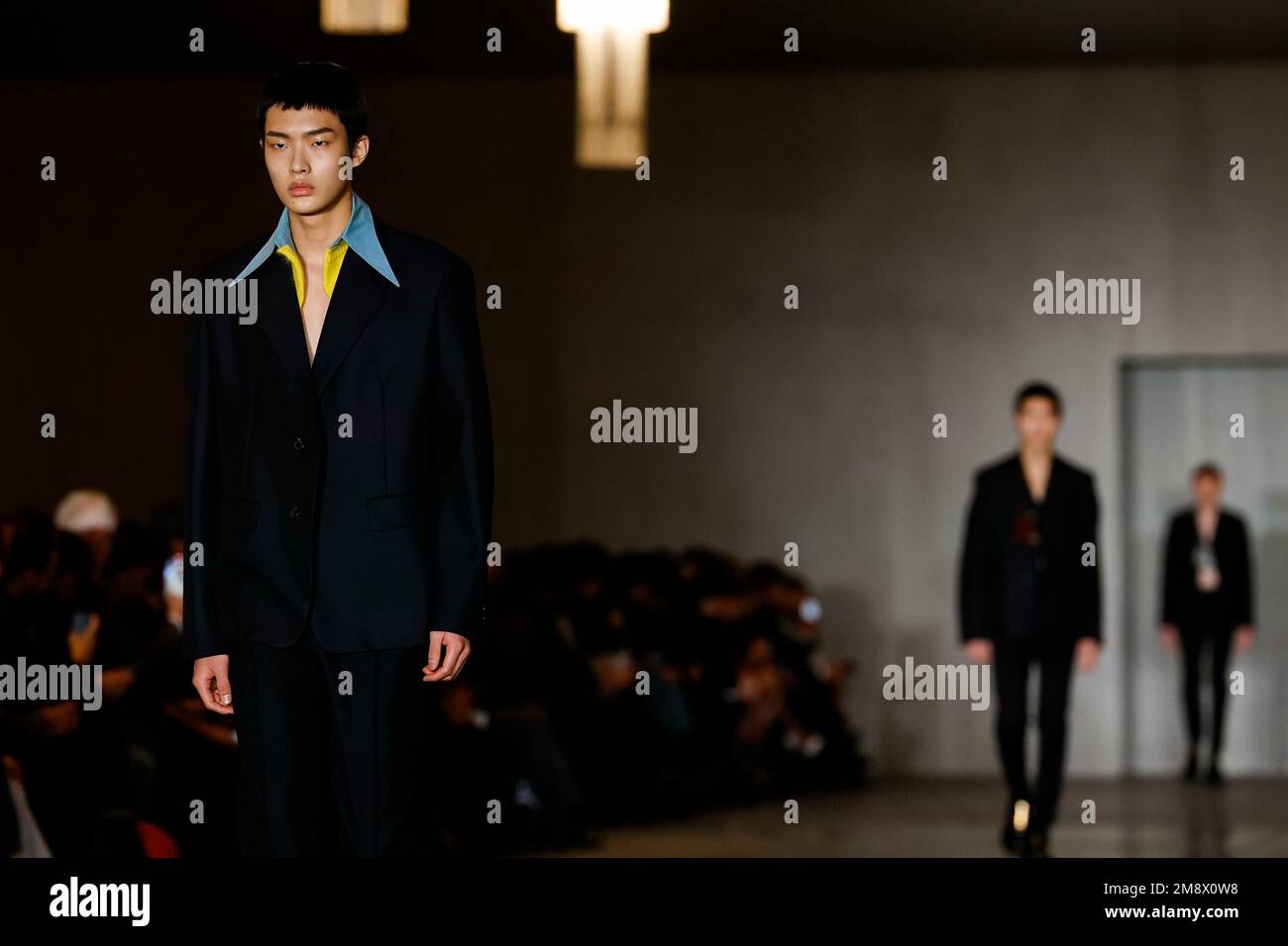 PRADA Men Fall/Winter 2023-24 Runway during Milan Fashion Week Menswear ...