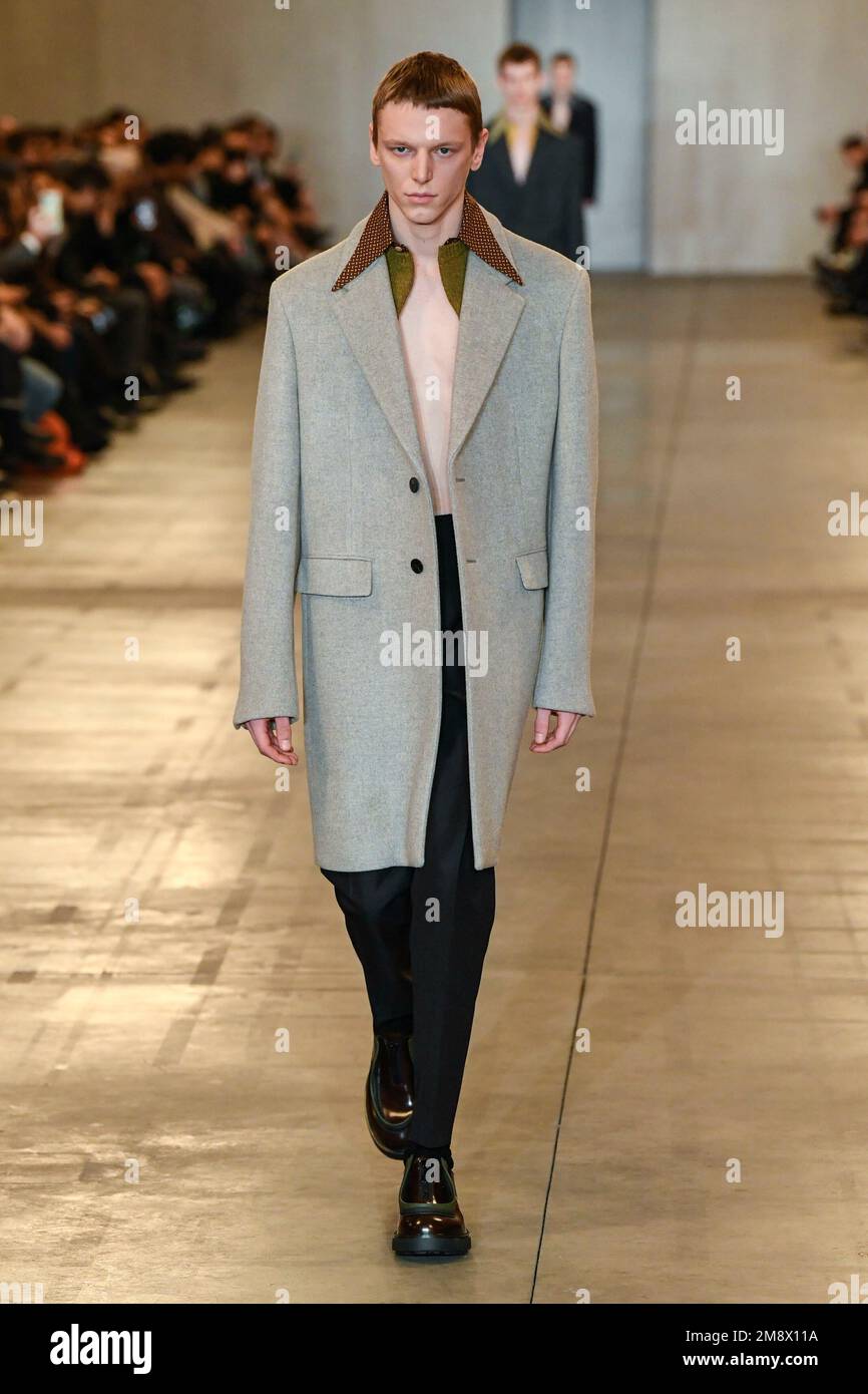 PRADA Men Fall/Winter 2023-24 Runway during Milan Fashion Week Menswear ...