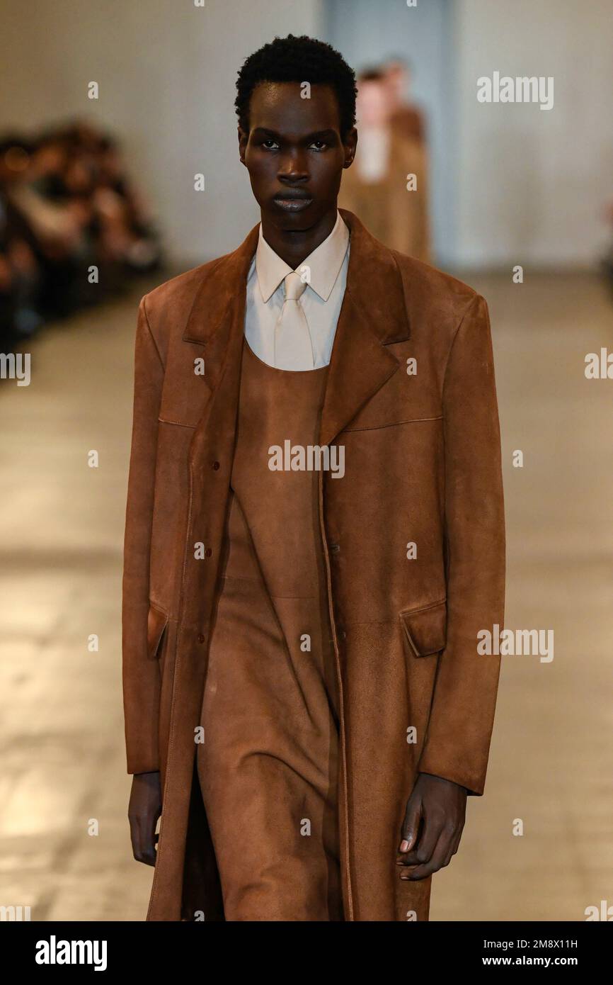 PRADA Men Fall/Winter 2023-24 Runway during Milan Fashion Week Menswear ...