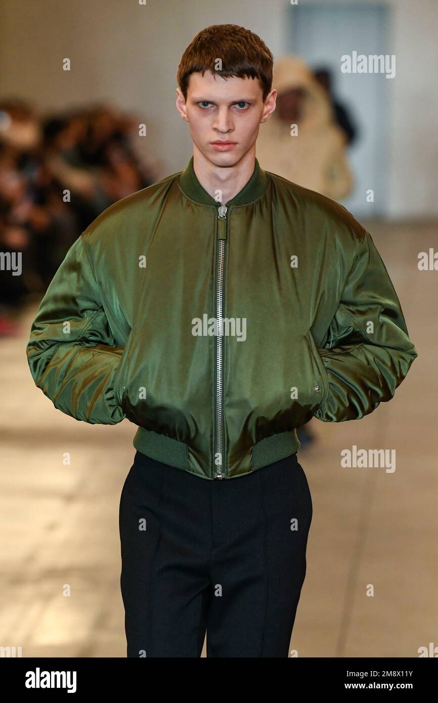 PRADA Men Fall/Winter 2023-24 Runway during Milan Fashion Week Menswear ...