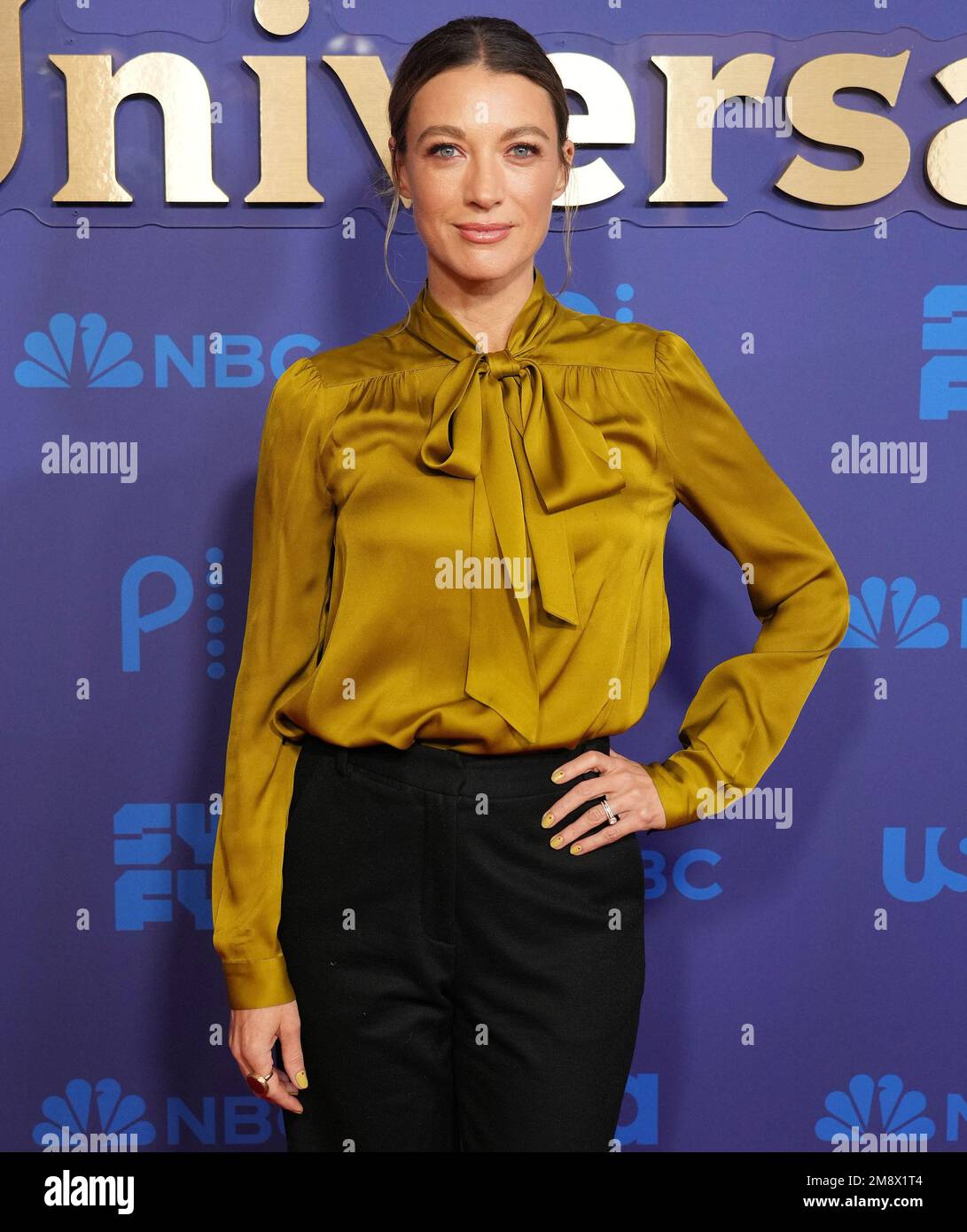 Los Angeles, USA. 15th Jan, 2023. Natalie Zea at the 2023 NBCUNIVERSAL ...
