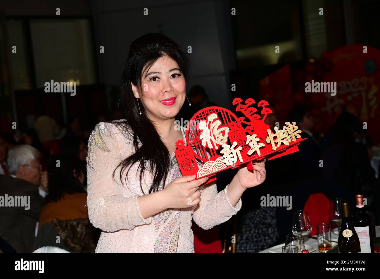 London, England, UK. January 15 2023. Wang Beibei is a Chinese opera ...