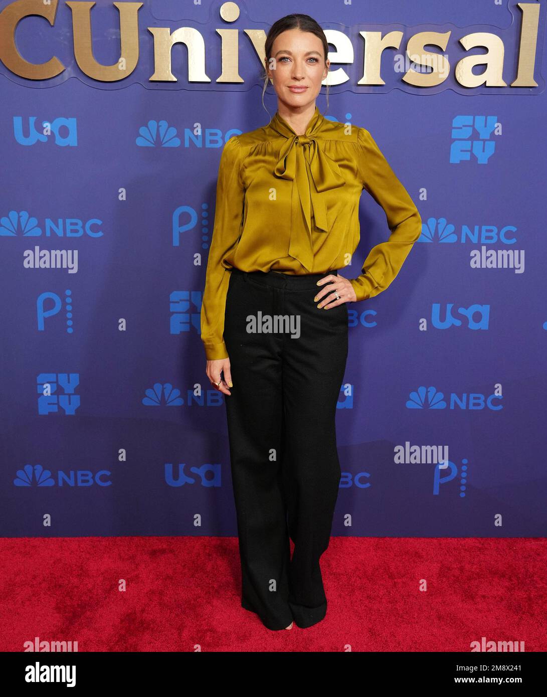 Natalie Zea at the 2023 NBCUNIVERSAL Press Tour held at the Langham ...