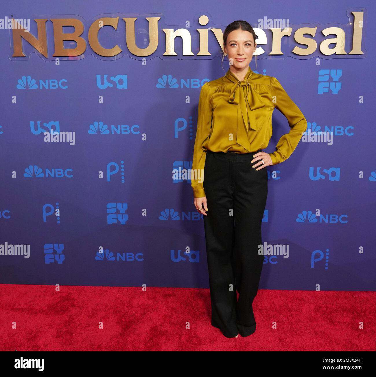 Natalie Zea at the 2023 NBCUNIVERSAL Press Tour held at the Langham ...