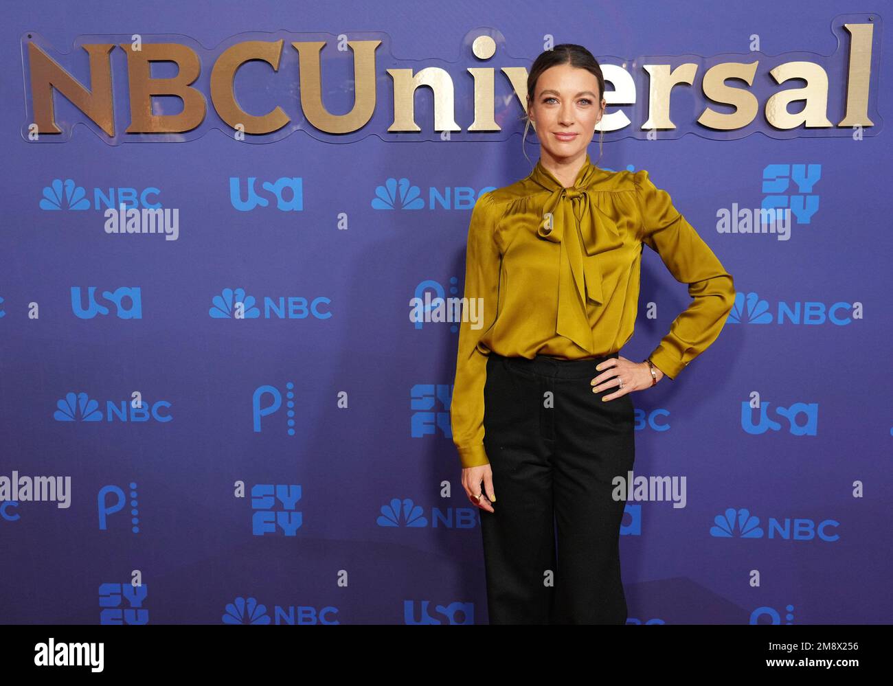 Natalie Zea at the 2023 NBCUNIVERSAL Press Tour held at the Langham ...