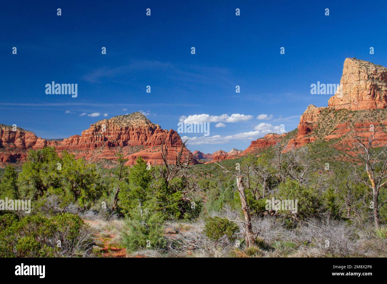 Red Rock Ranger District Area viewpoint. Sedona area of Arizona, USA ...