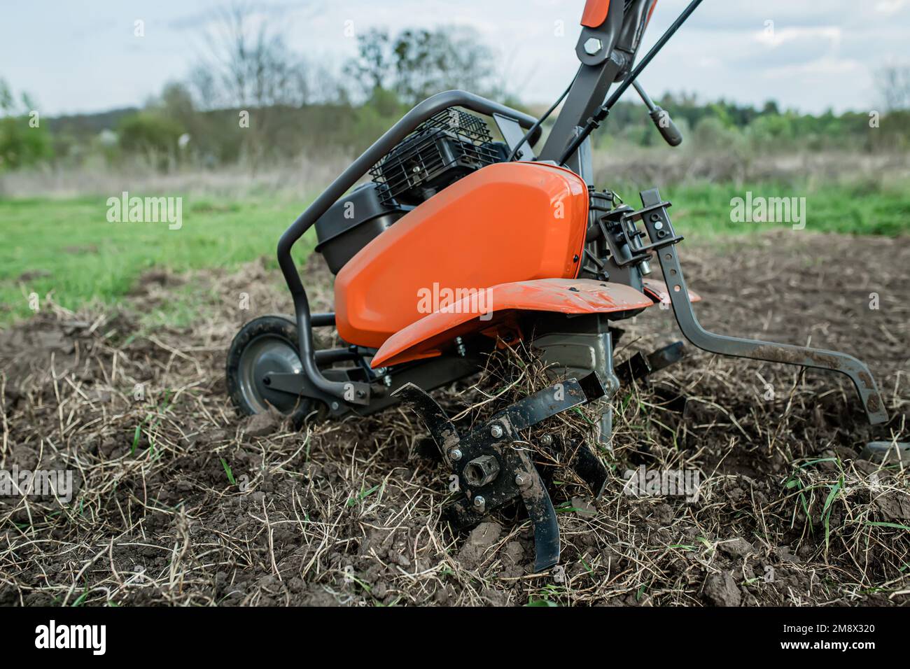 Motoblock in the field of the household. Work with a motor cultivator ...