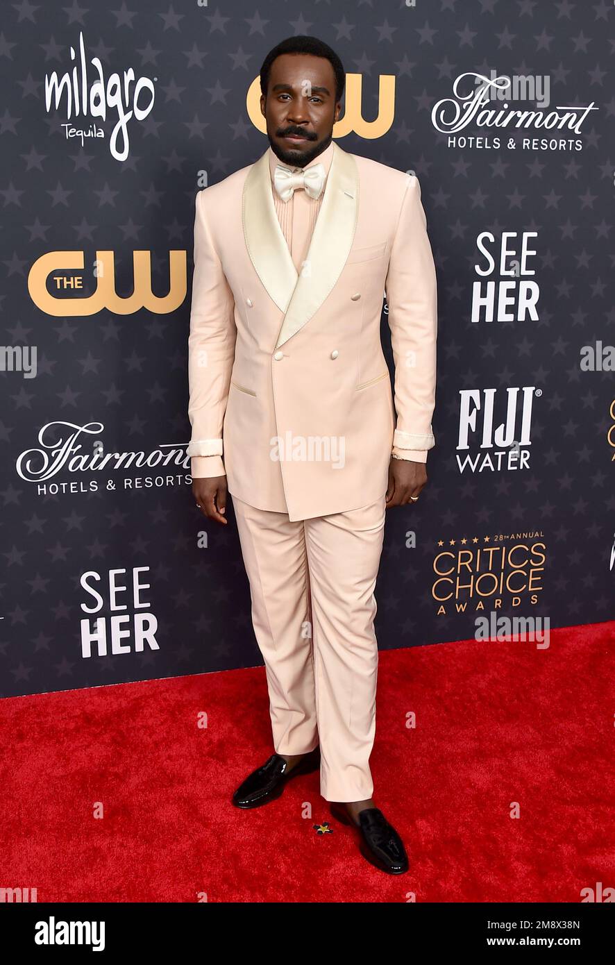 Tramell Tillman arrives at the 28th annual Critics Choice Awards at The ...