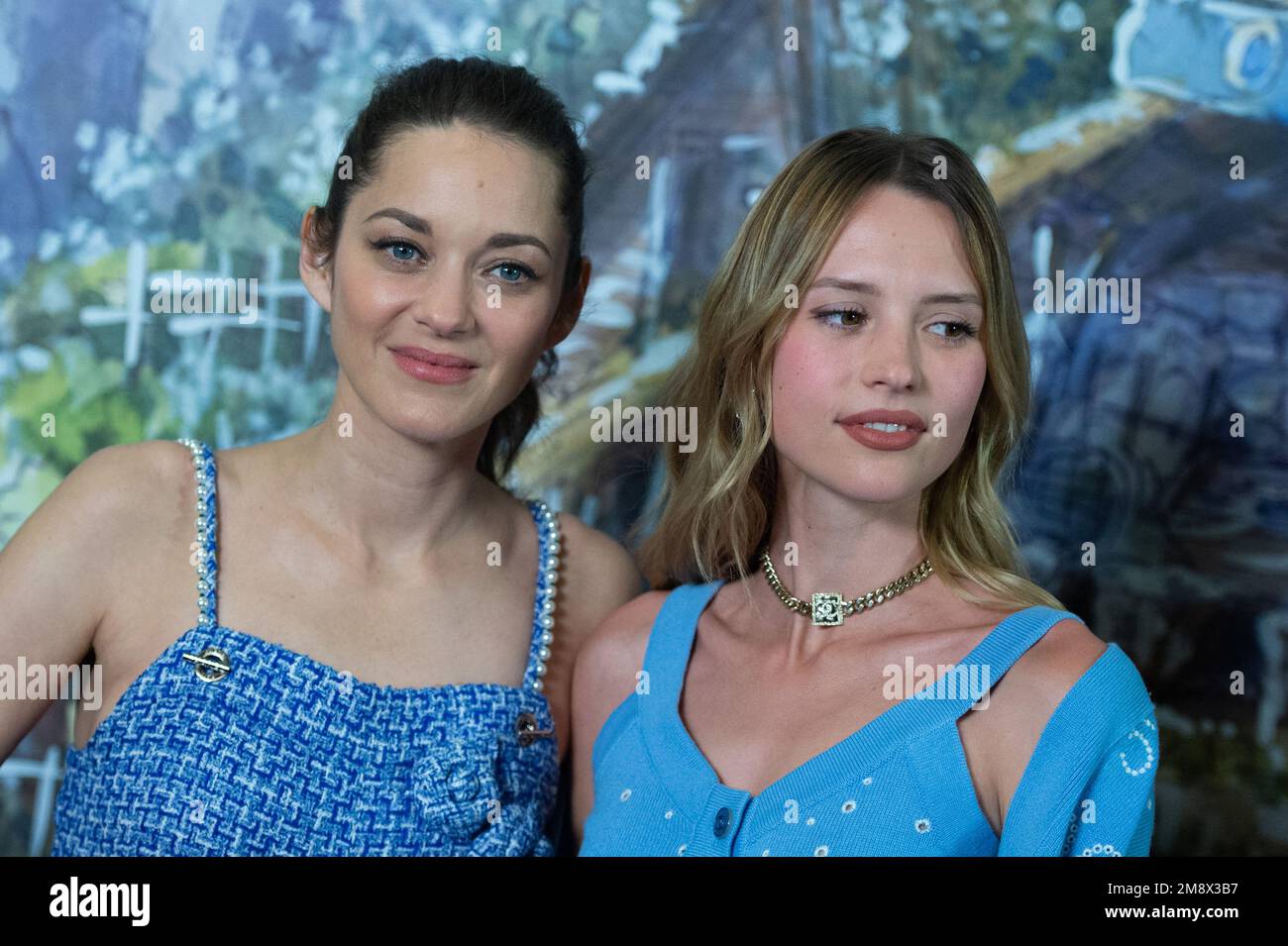 Marion Cotillard and Angele attending the Asterix Et Obelix: L'Empire ... Marion Cotillard and Angele attending the Asterix Et Obelix: L'Empire ...