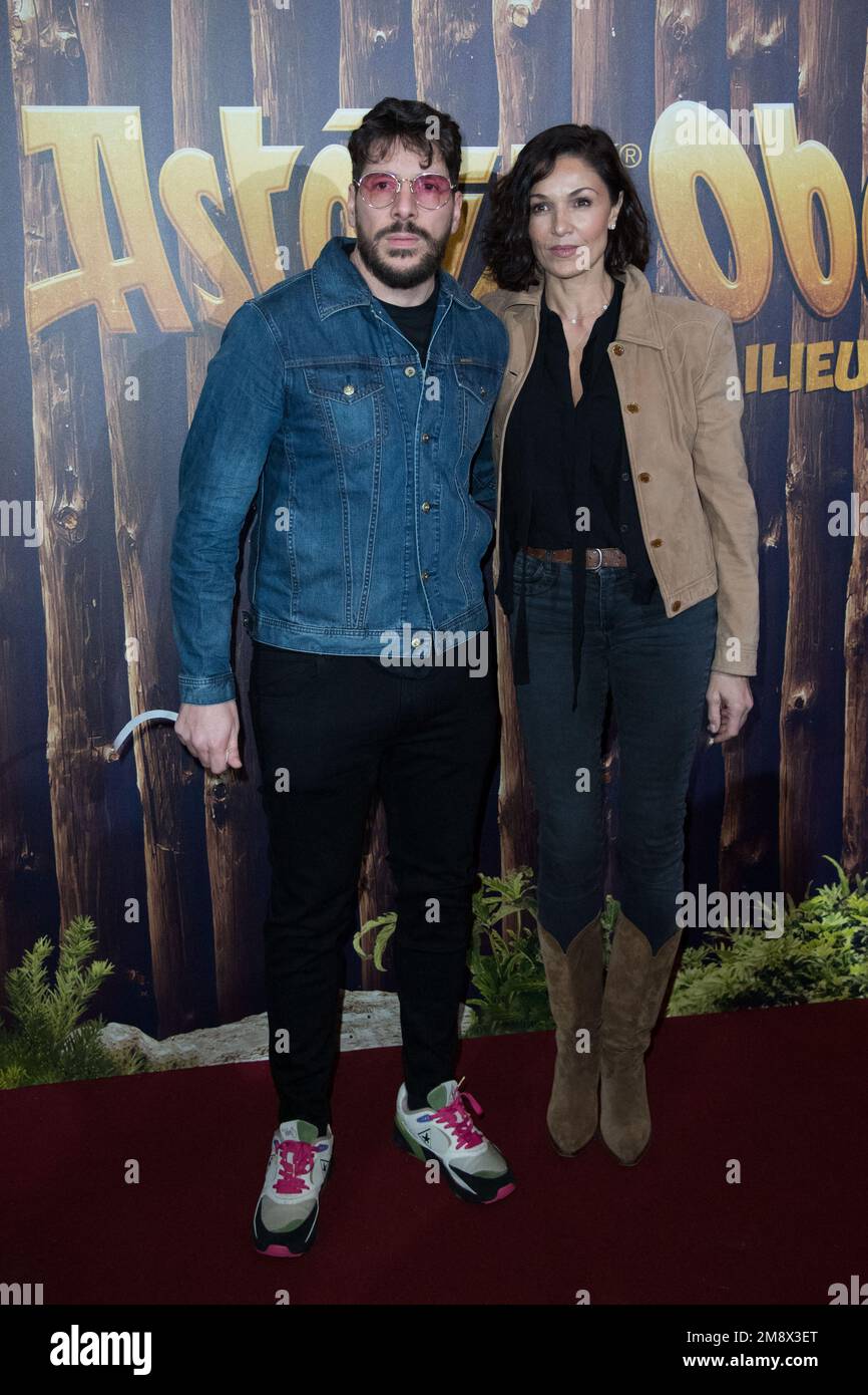 Redouane Bougheraba and Nadia Fares attending the Asterix Et Obelix: L ...