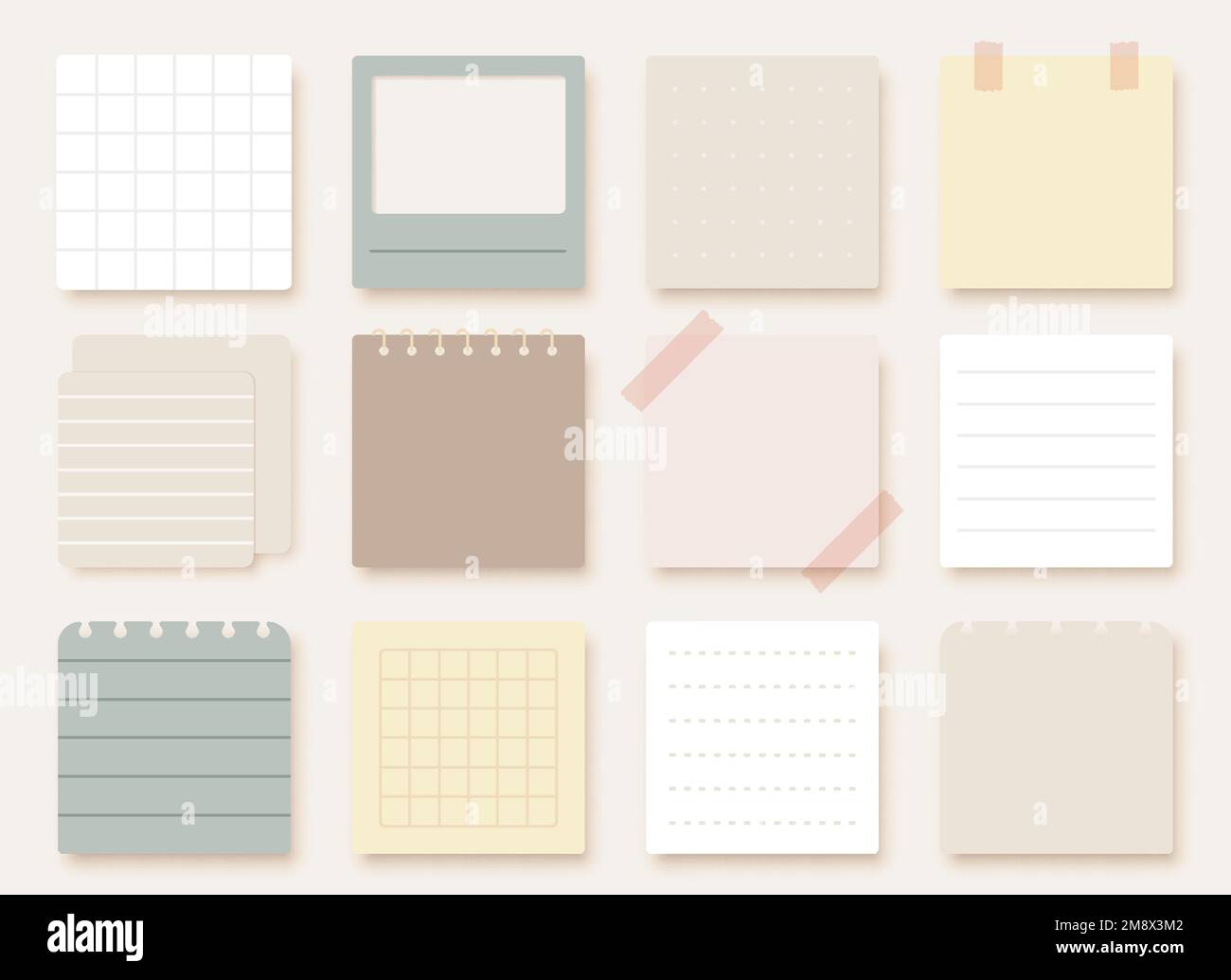 Note Paper Vector Free Download