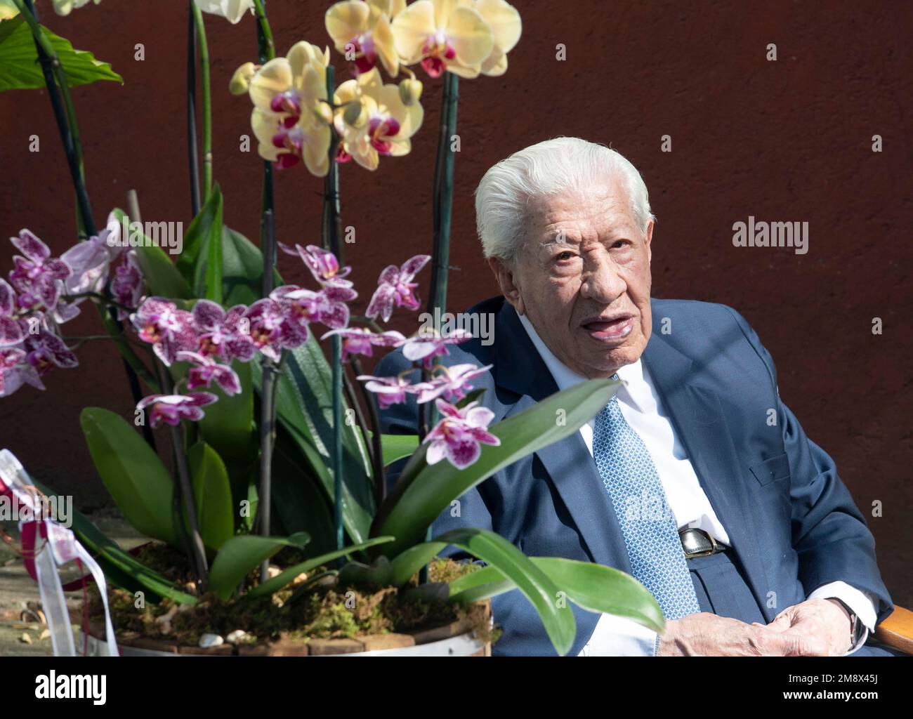 Mexico City, Mexico City, Mexico. 15th Jan, 2023. A portrait of the 98 ...