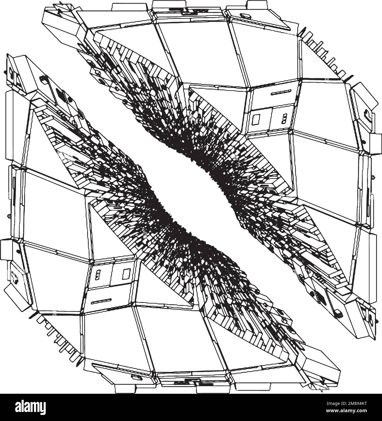 Abstract Urban City Building Vector Stock Vector Image & Art - Alamy