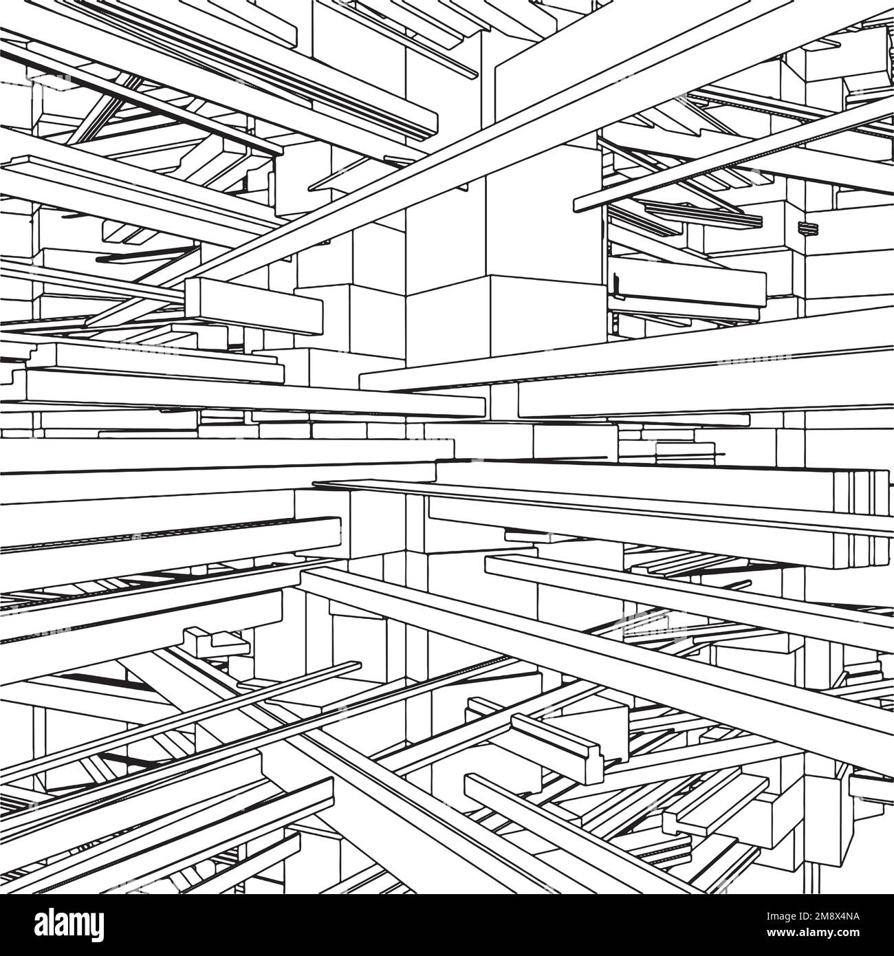 Construction project buildings in Cut Out Stock Images & Pictures - Alamy