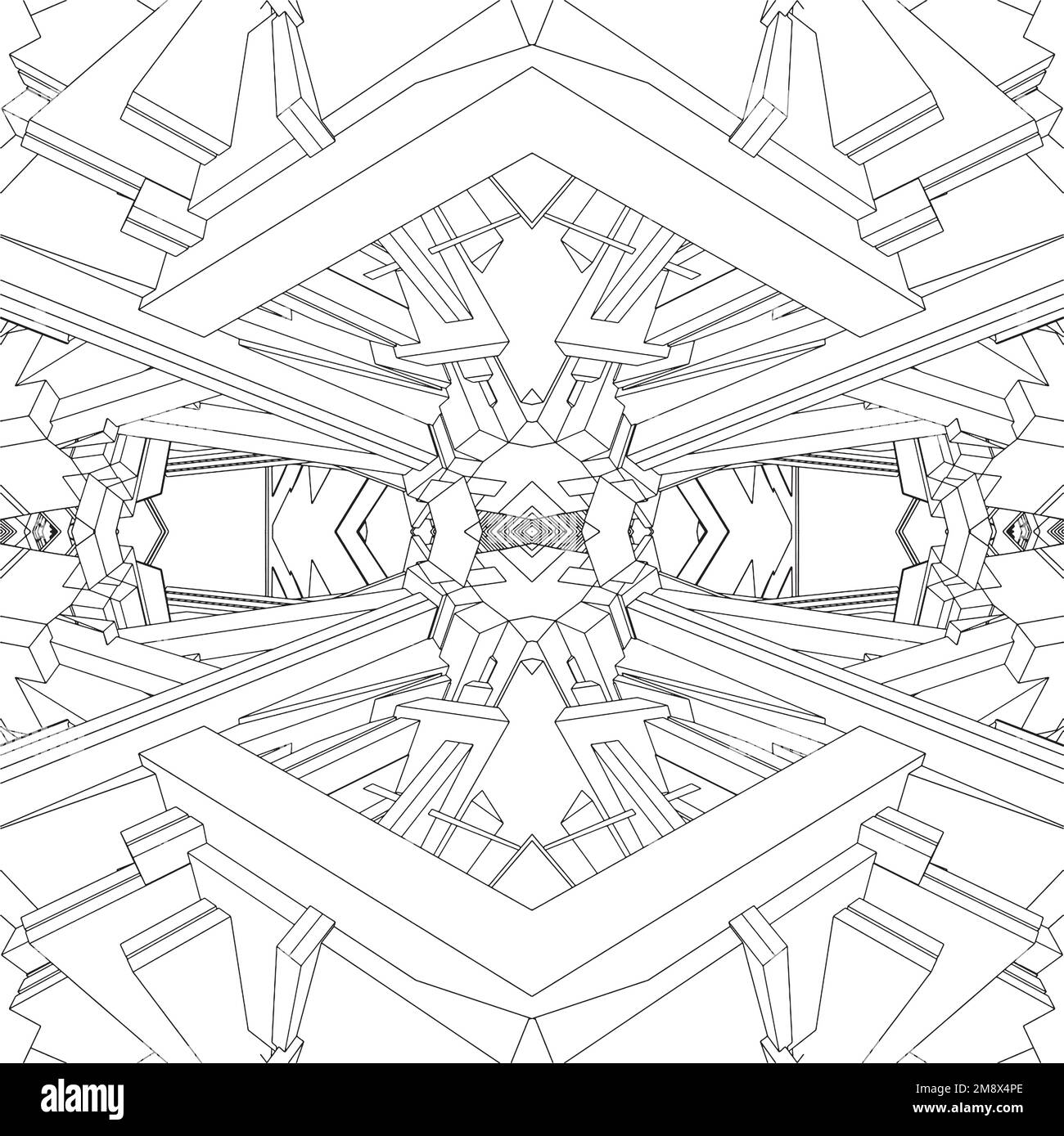 Abstract Urban Ornamental Building Vector Stock Vector Image & Art - Alamy