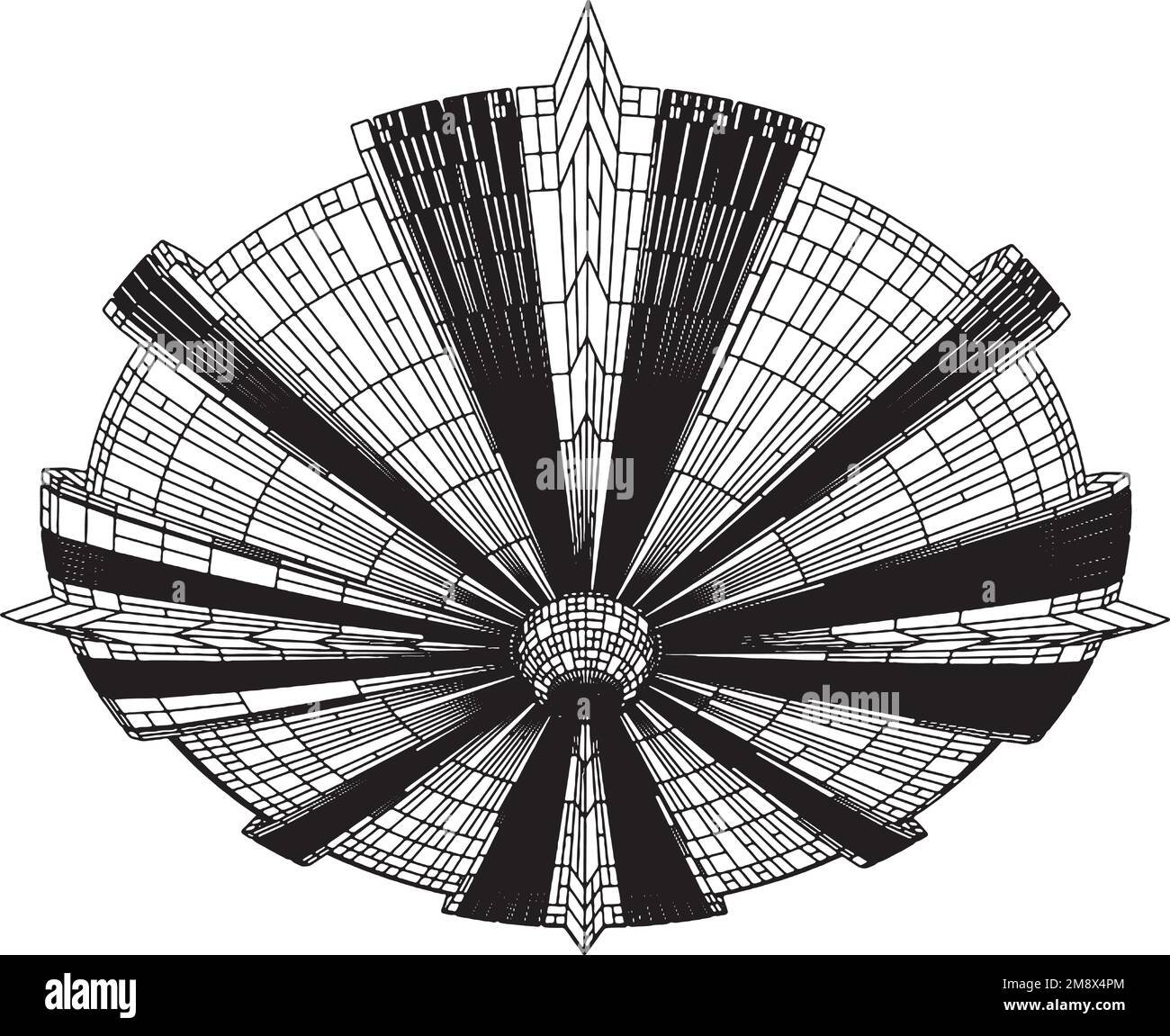 Abstract Spaceship Vector Stock Vector Image & Art - Alamy