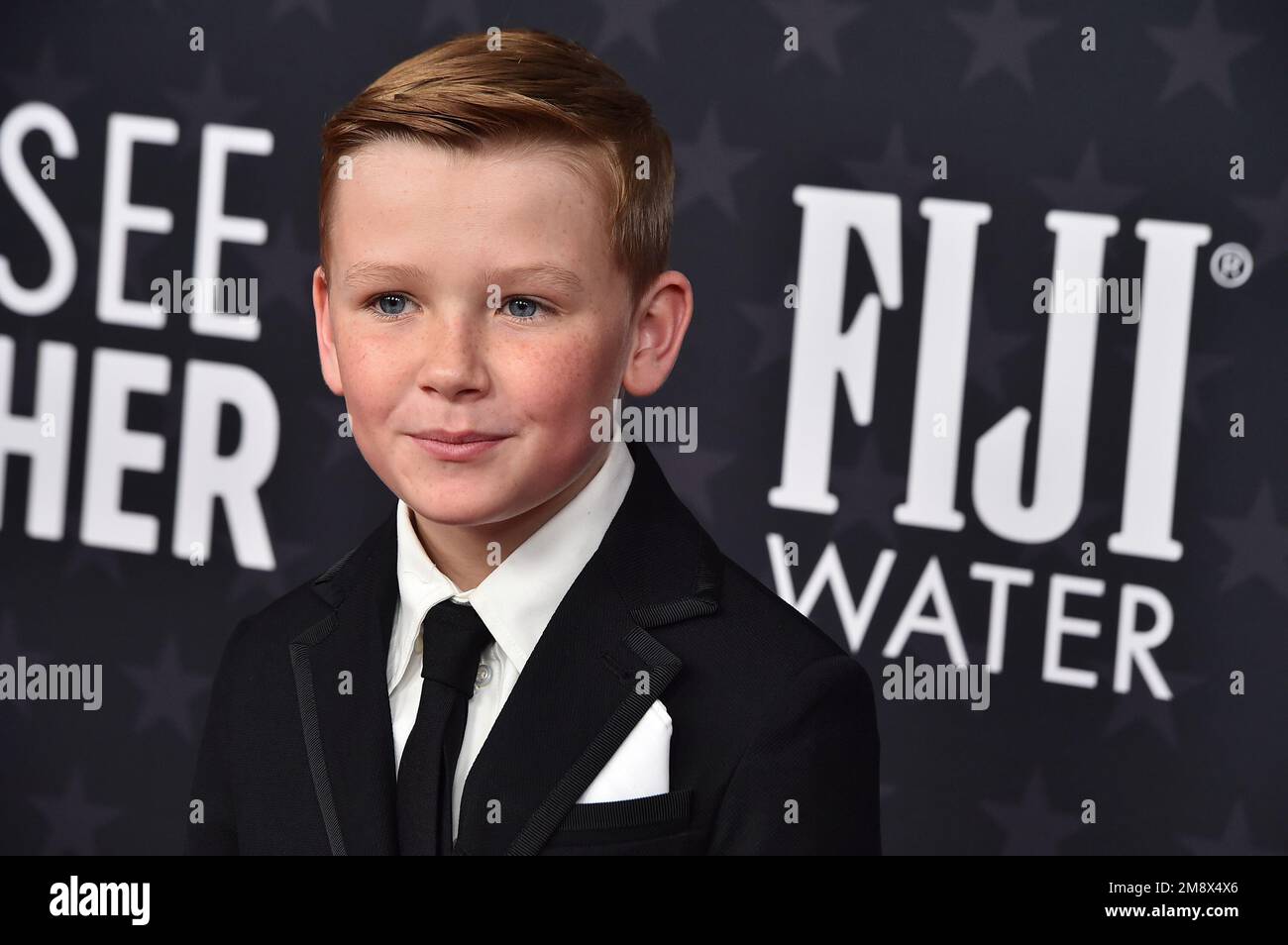 Jude Hill arrives at the 28th annual Critics Choice Awards at The ...