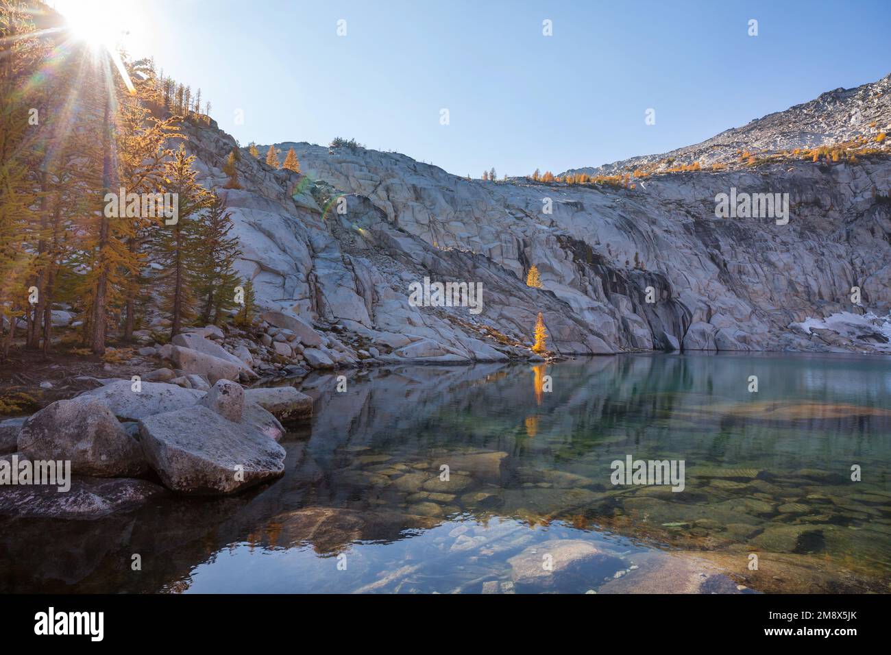 Beautiful Alpine lakes wilderness area in Washington, USA Stock Photo ...