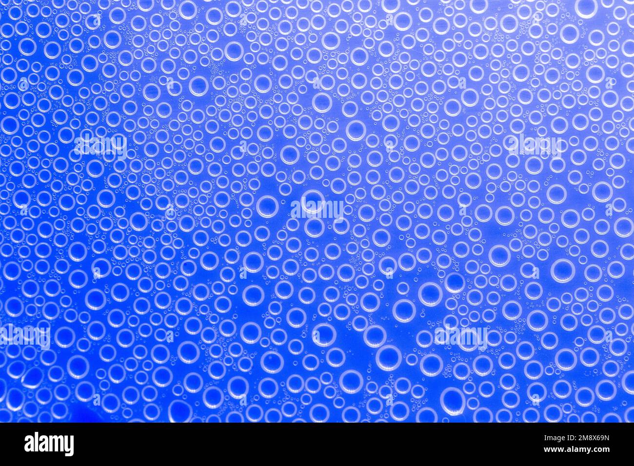 bubbles texture in blue tones.beautiful background with circles. Indigo ...