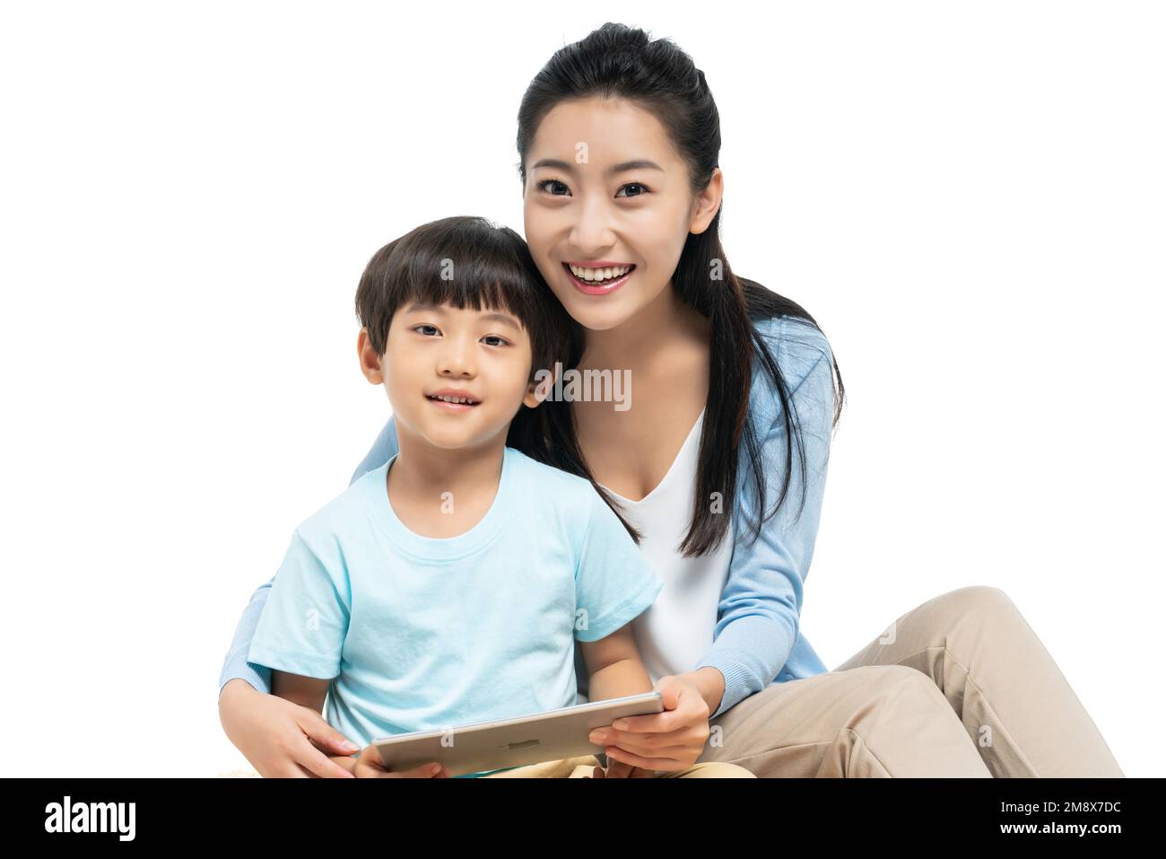 Happy mother and son Stock Photo - Alamy
