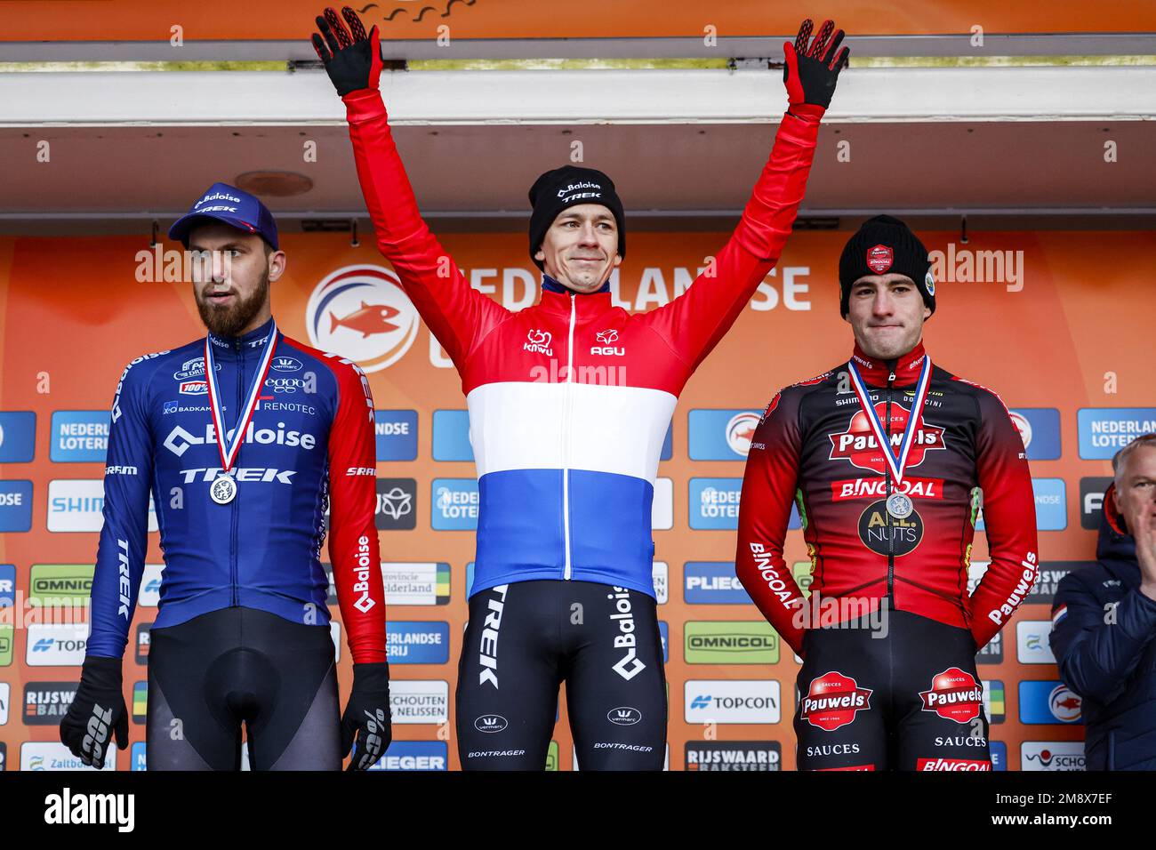ZALTBOMMEL - (lr) Joris Nieuwenhuis (third), Lars van der Haar (first ...