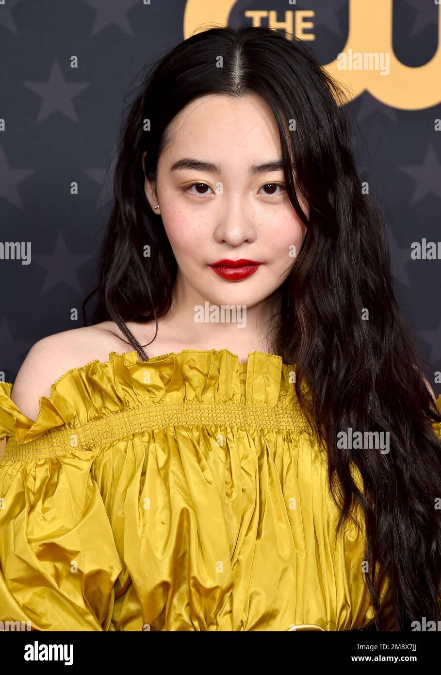 Minha Kim arrives at the 28th annual Critics Choice Awards at The ...