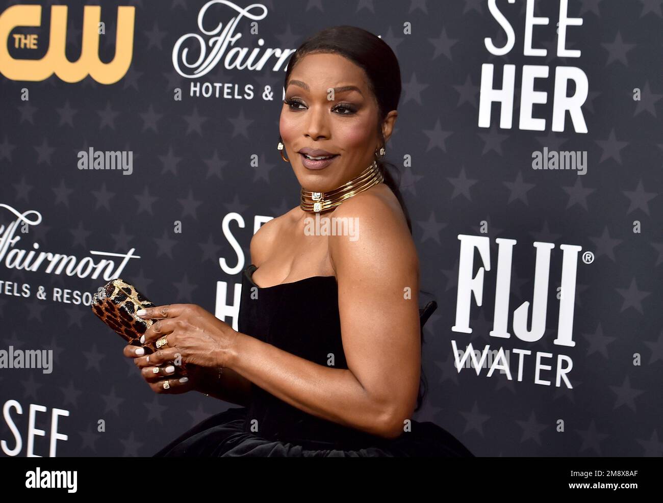 Angela Bassett arrives at the 28th annual Critics Choice Awards at The ...