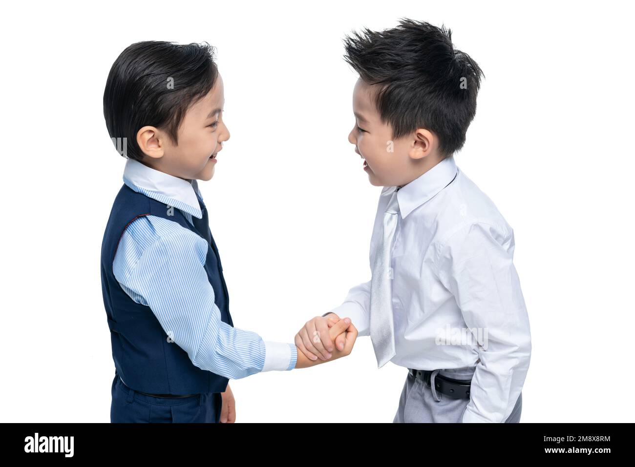 Children shaking hands Cut Out Stock Images & Pictures - Alamy
