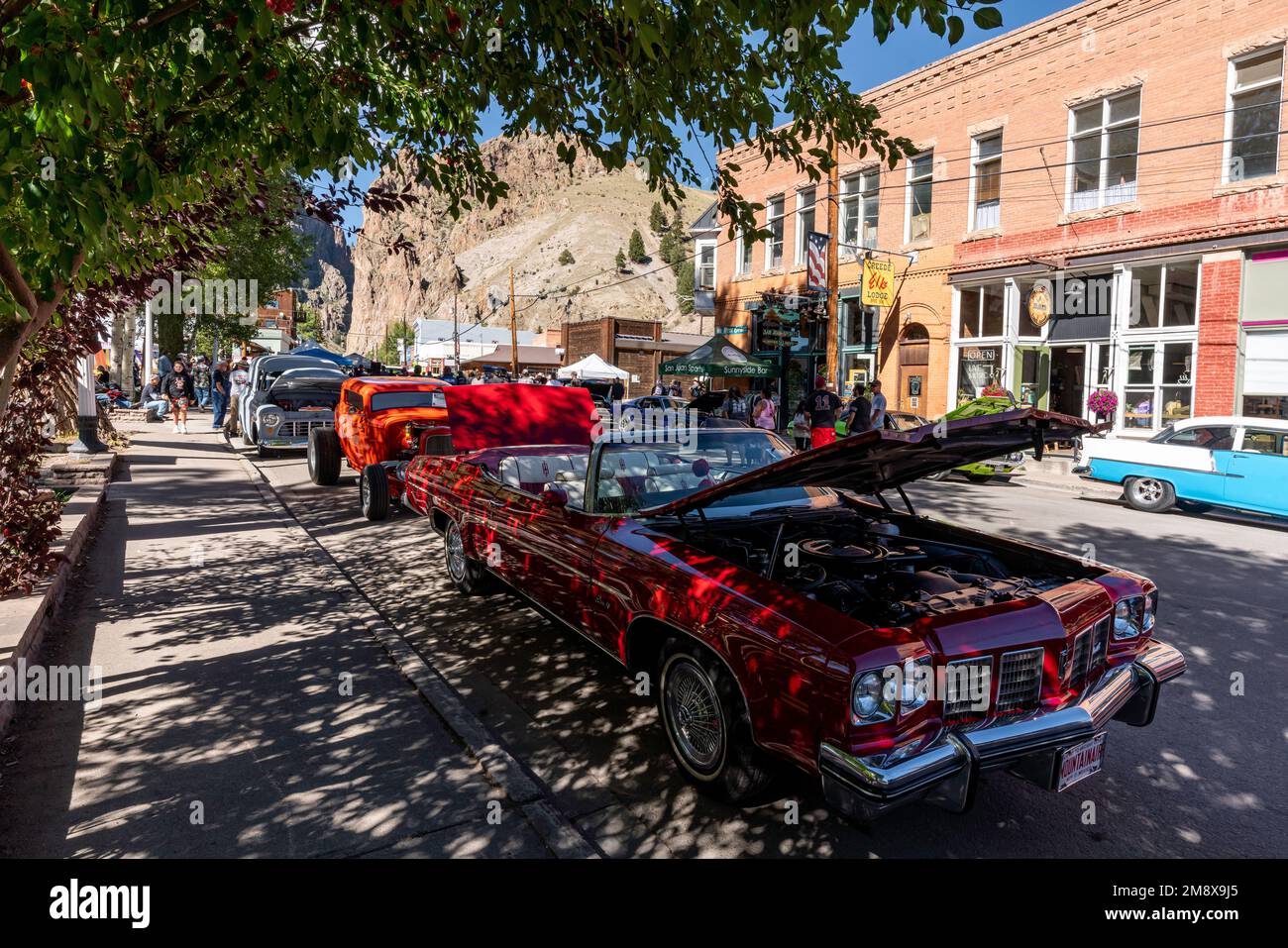 September 17th 2022- A classic car show takes place in downtown Creede ...
