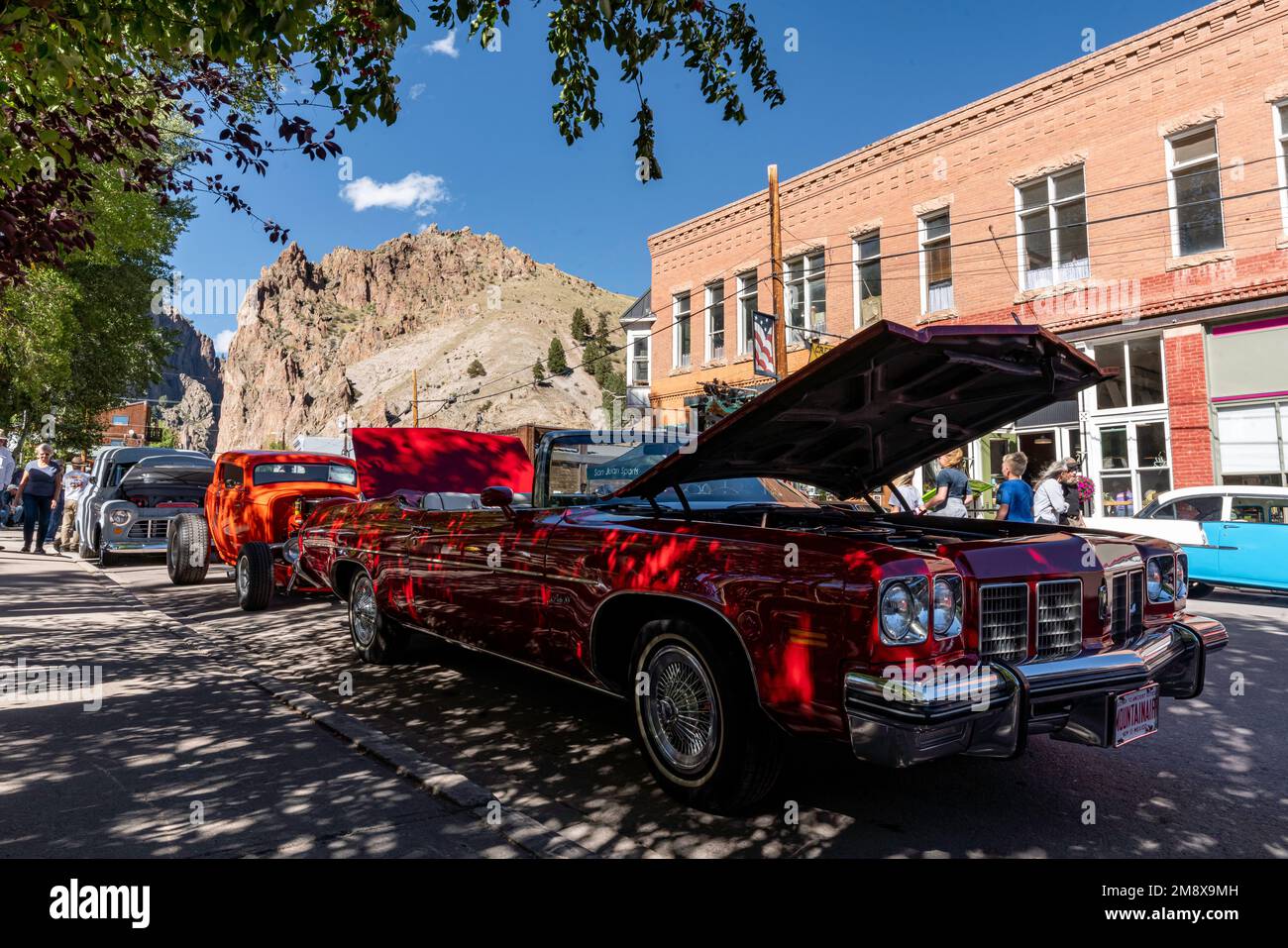 September 17th 2022- A classic car show takes place in downtown Creede ...