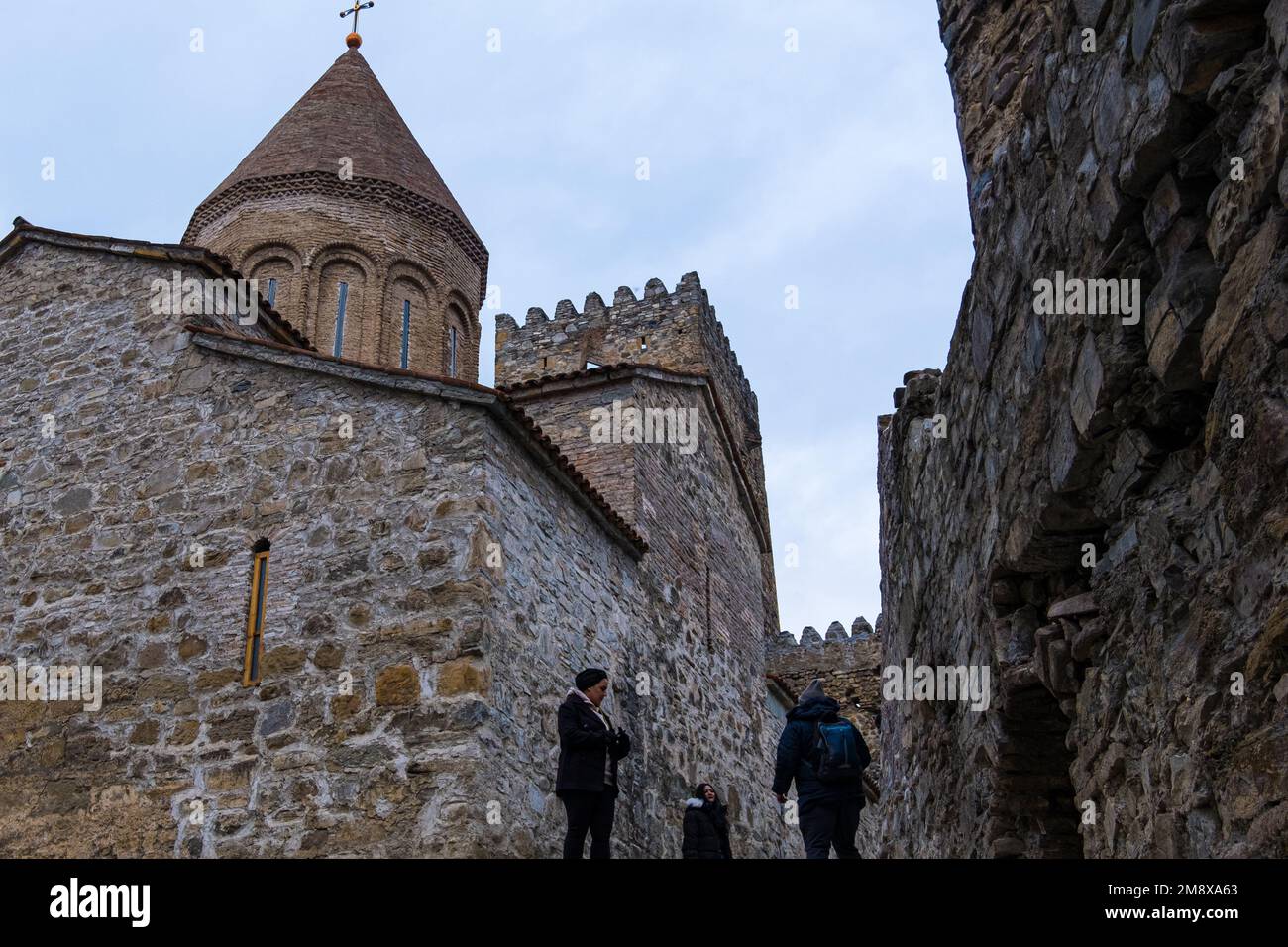 Ananuri, Georgia : 20-11-2022 : amazing view of the Ananuri castle ...