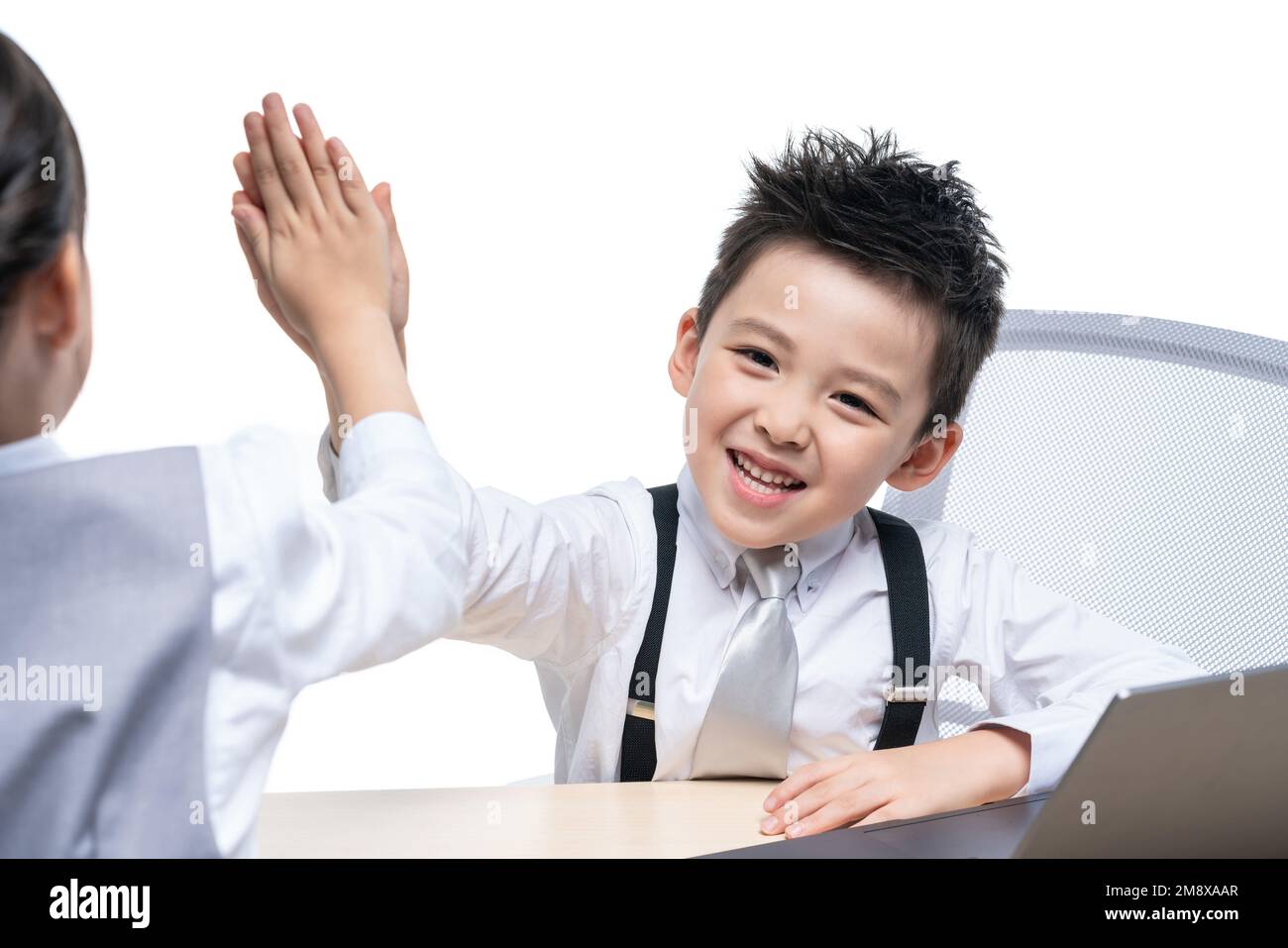 Two lovely children sit hi-res stock photography and images - Alamy