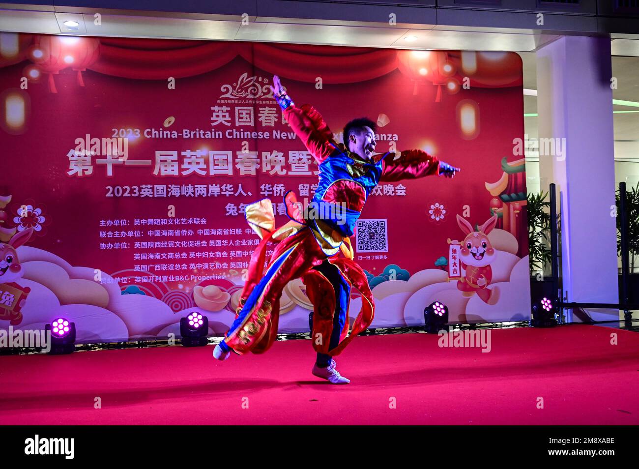 London, England, UK. January 15 2023. Openiong dance - Year of the ...