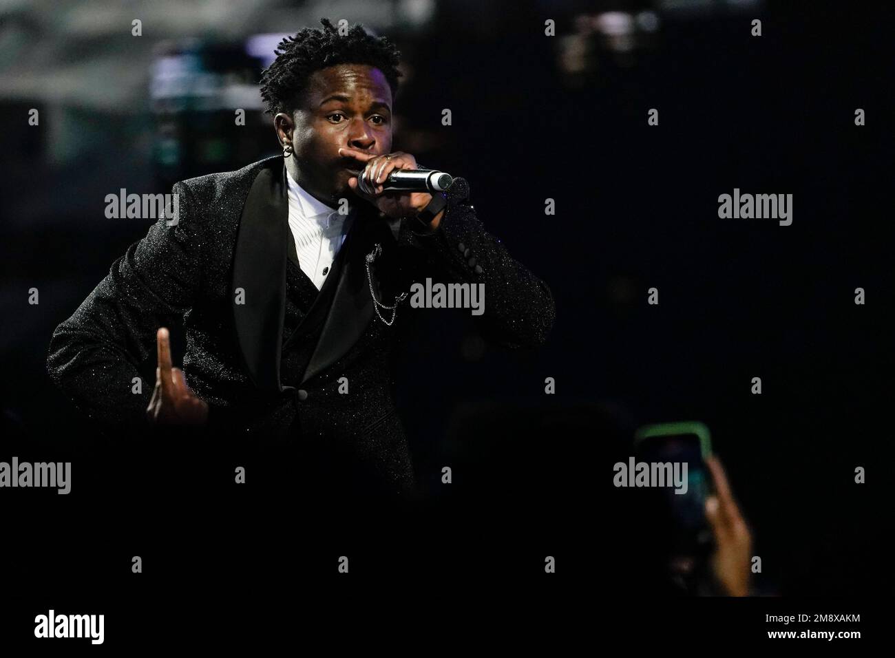 Singer Didi B from Ivory Coast performs at the Afrima, All Africa Music ...