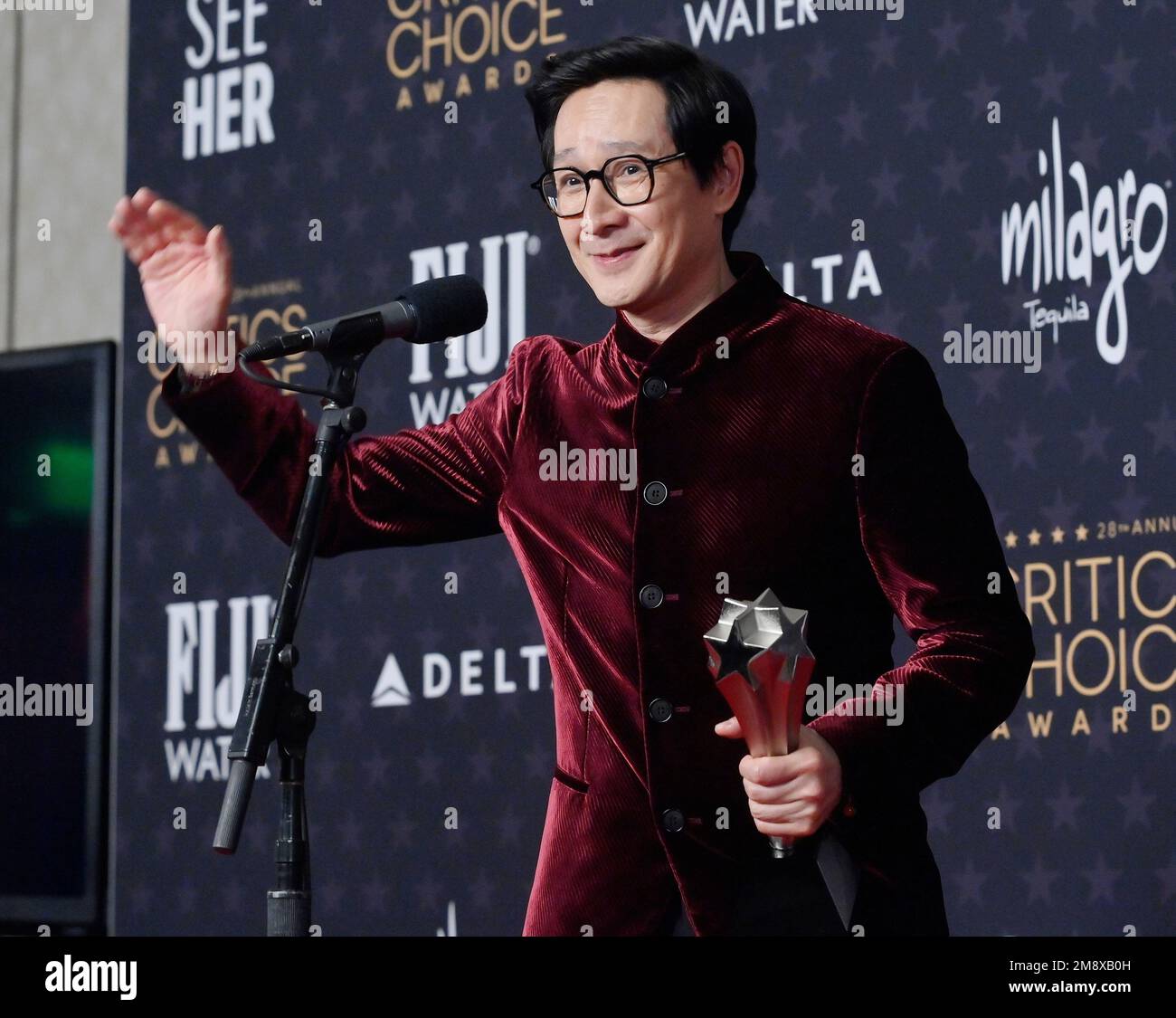 Los Angeles, United States. 15th Jan, 2023. Ke Huy Quan appears ...