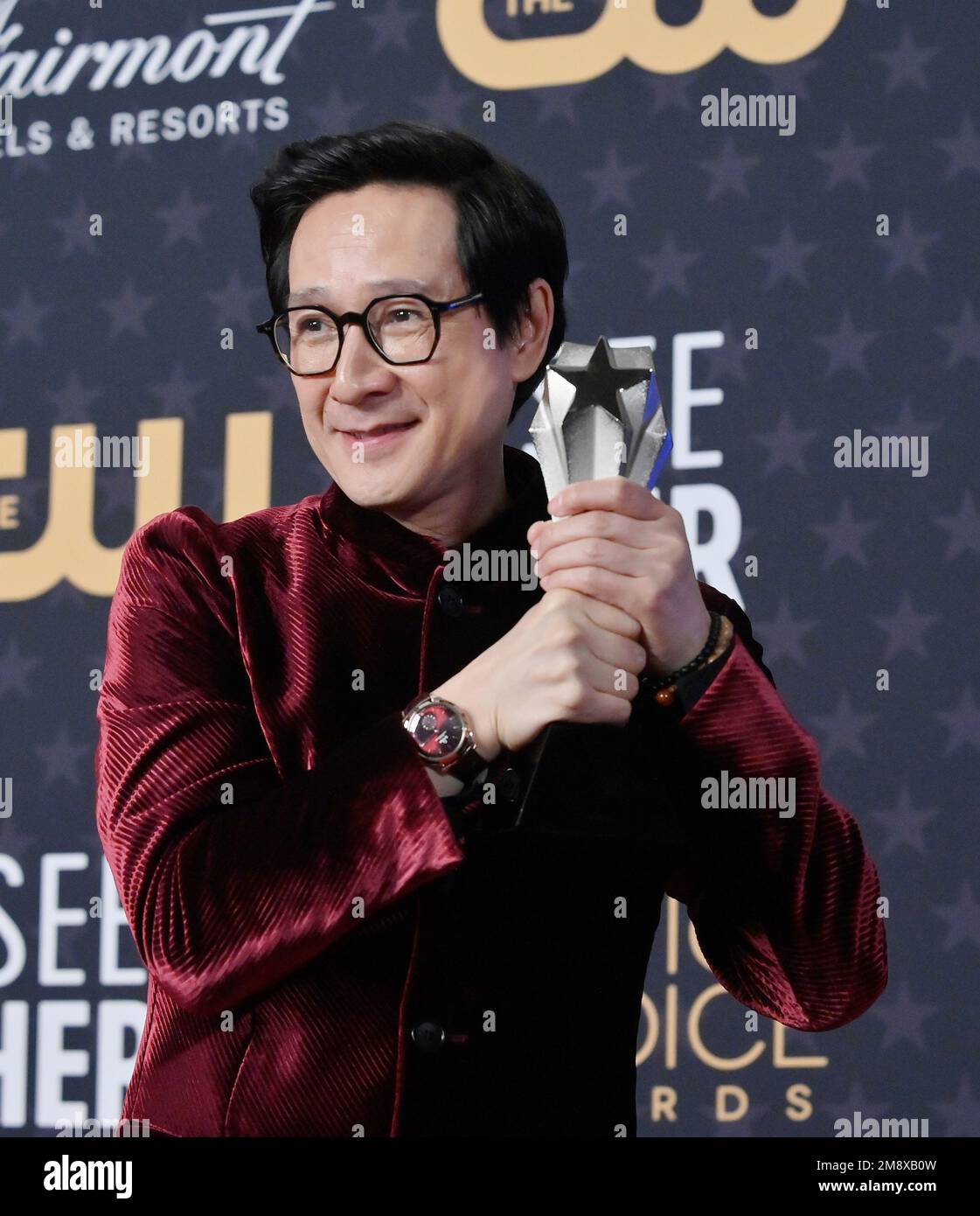 Los Angeles, United States. 15th Jan, 2023. Ke Huy Quan appears ...