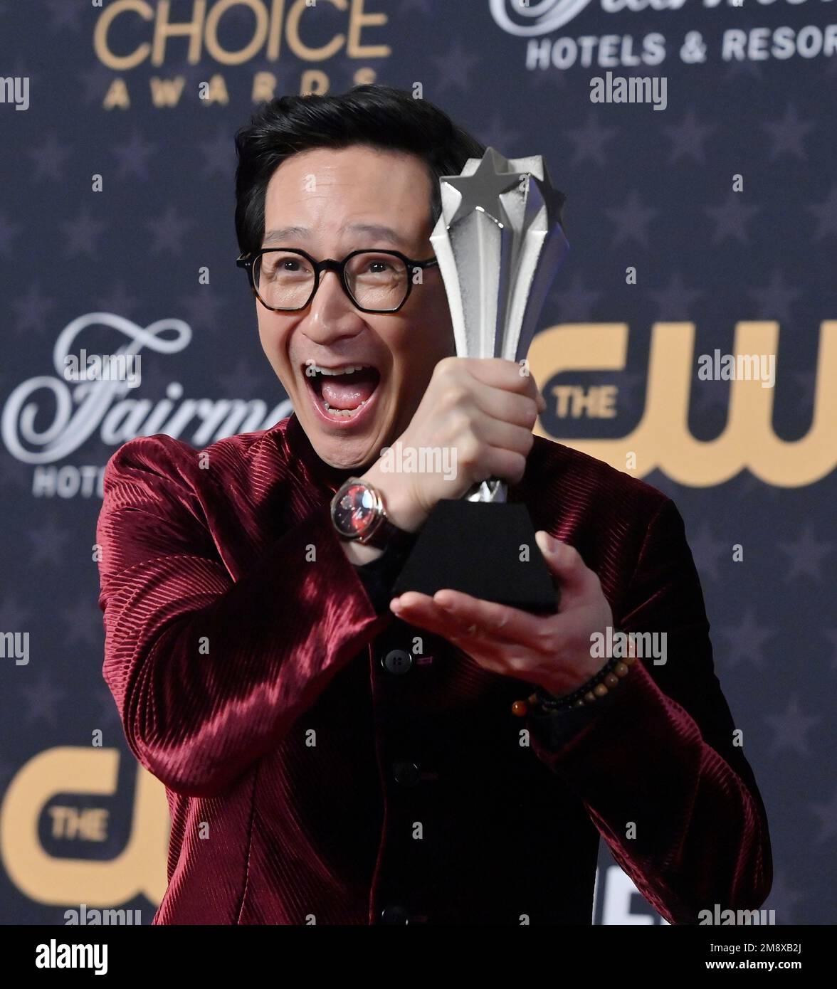 Los Angeles, United States. 15th Jan, 2023. Ke Huy Quan appears ...