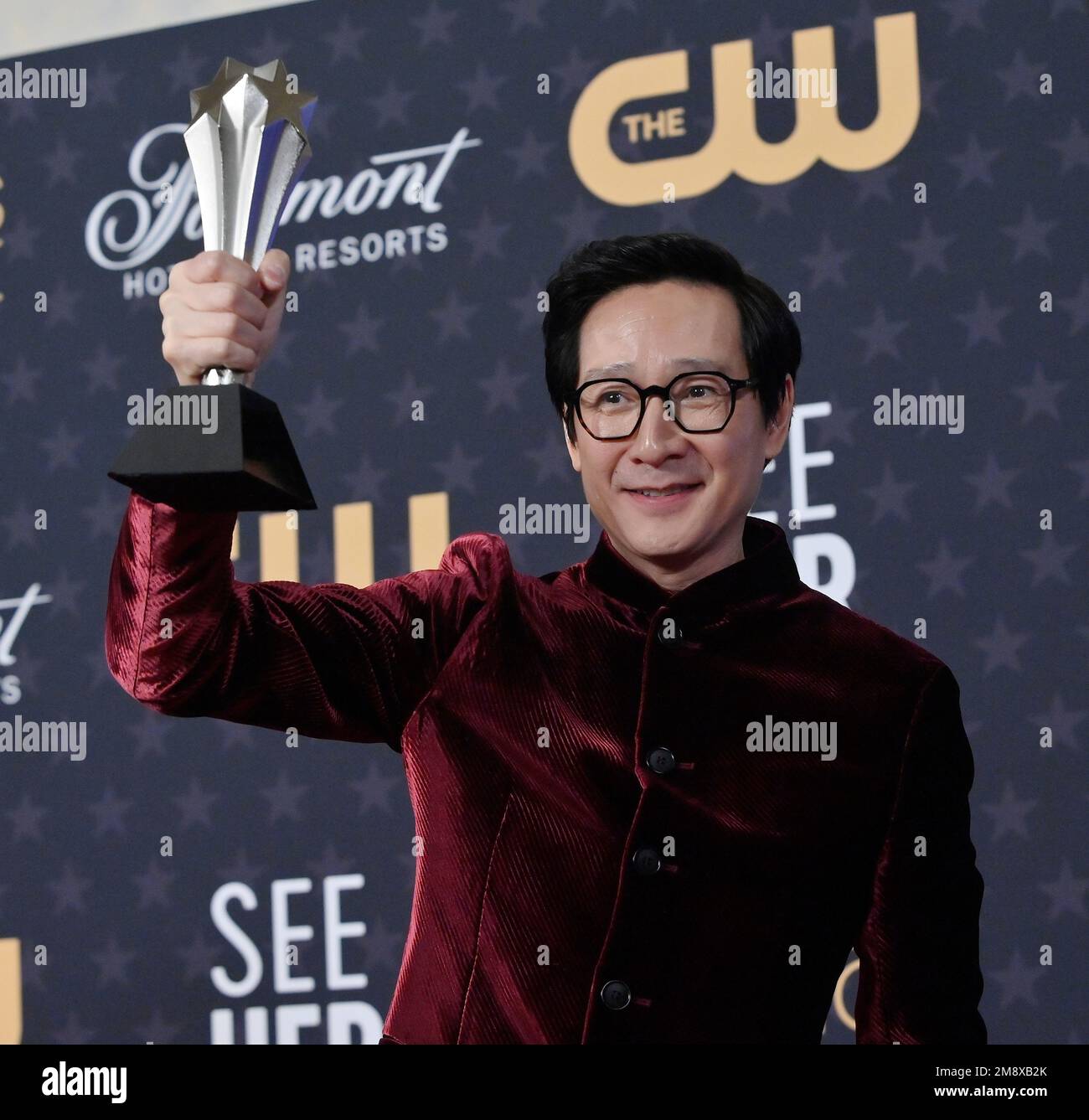 Los Angeles, United States. 15th Jan, 2023. Ke Huy Quan appears ...