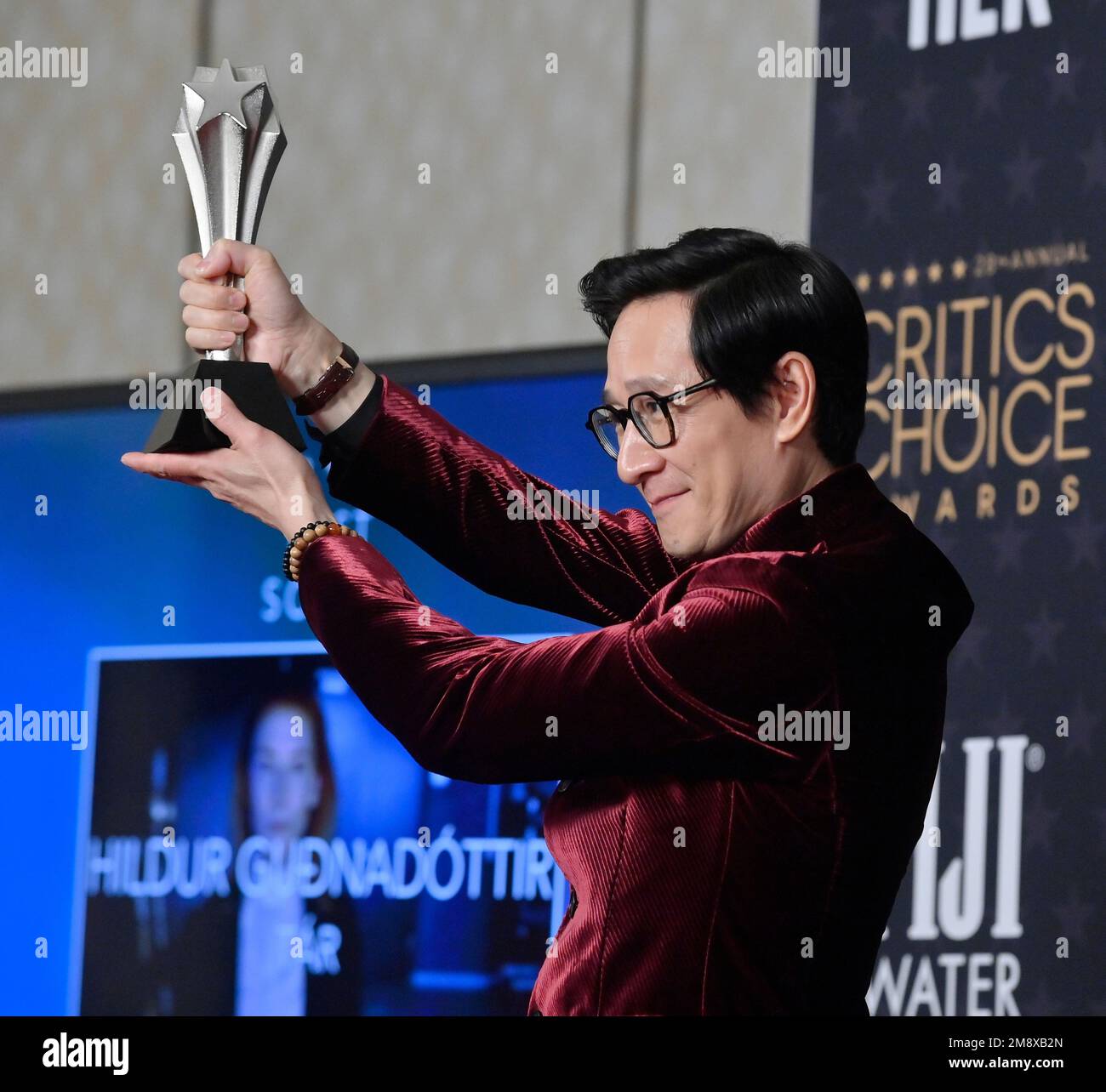 Los Angeles, United States. 15th Jan, 2023. Ke Huy Quan appears ...