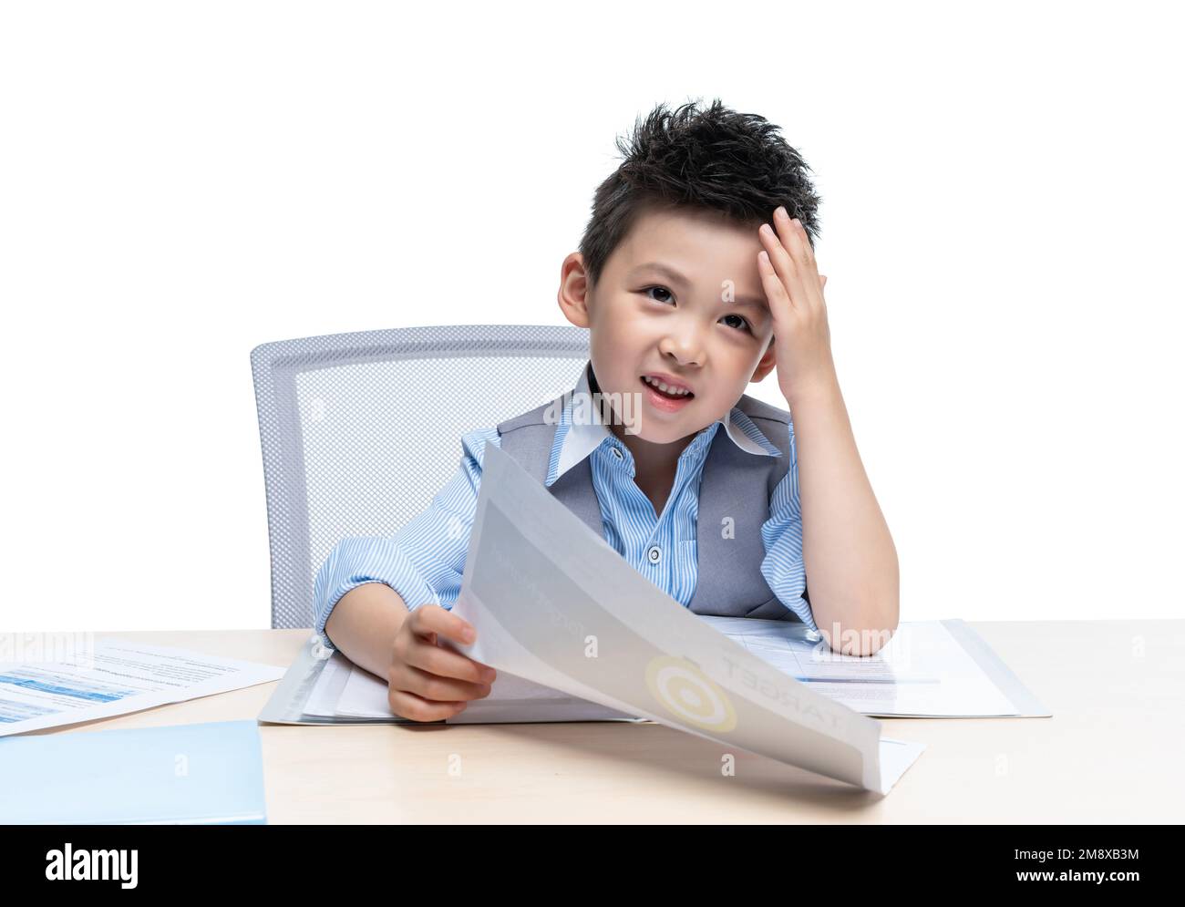 The little boy read data Stock Photo - Alamy