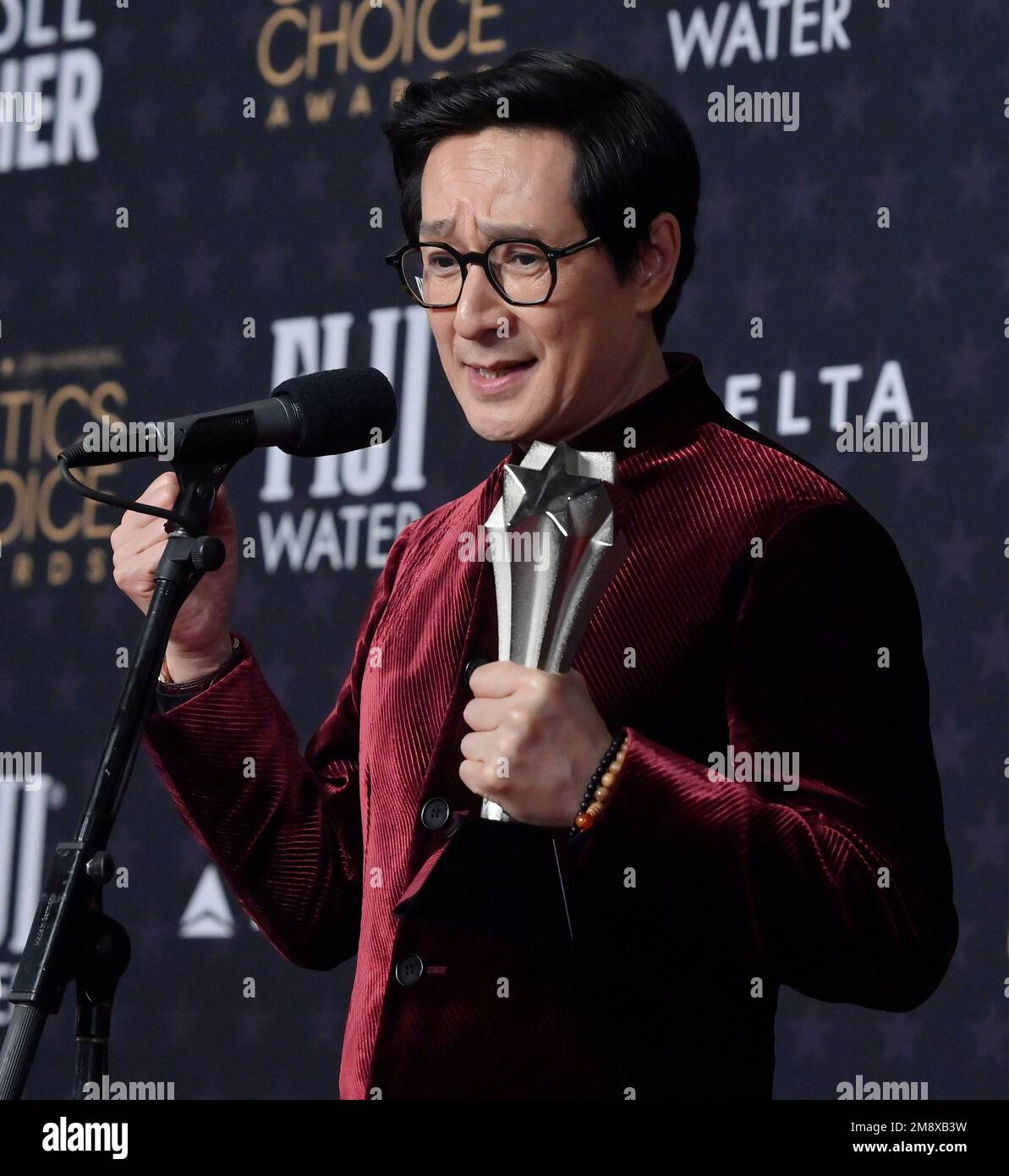 Los Angeles, United States. 15th Jan, 2023. Ke Huy Quan appears ...