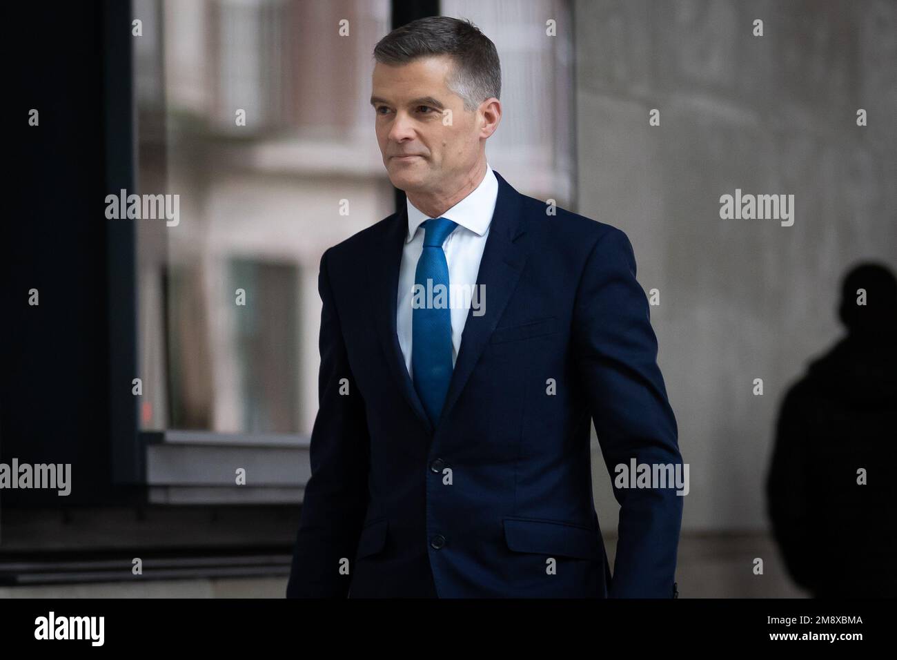 Mark Harper arrives at BBC Broadcasting House to appear on ’Sunday ...