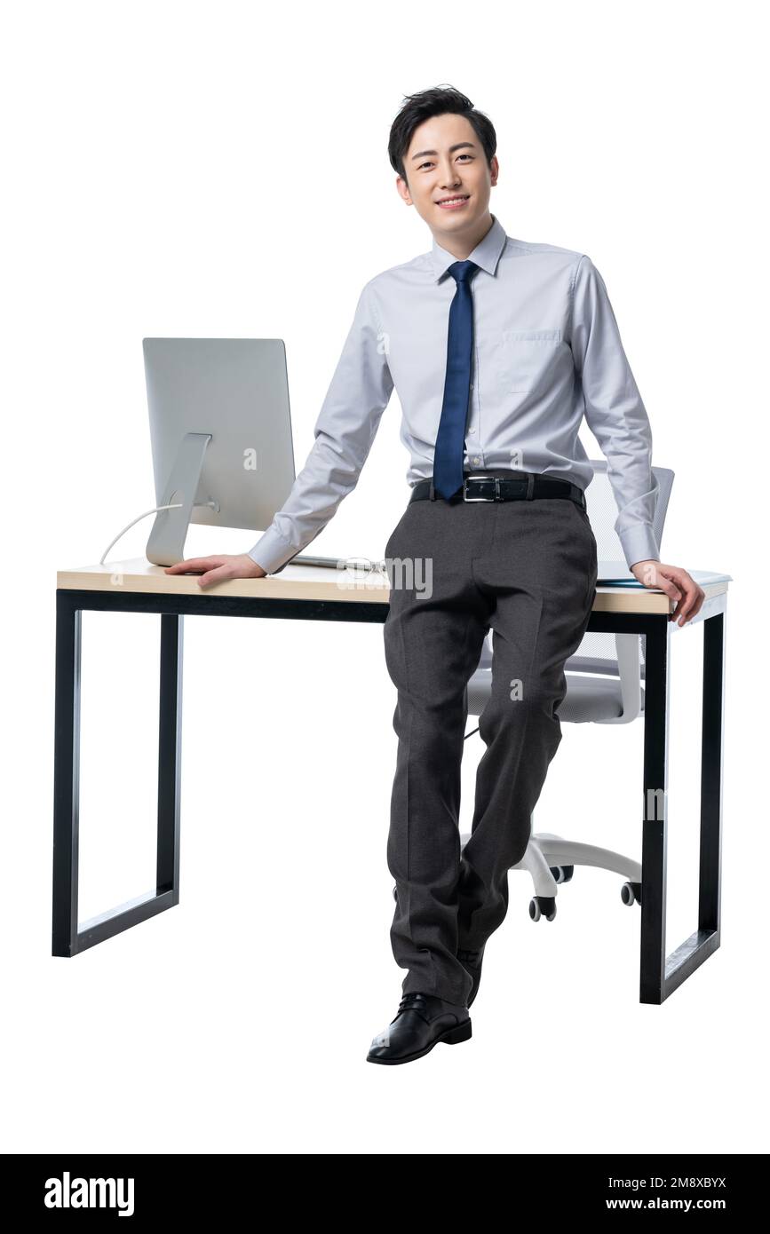 A young business man office Stock Photo - Alamy